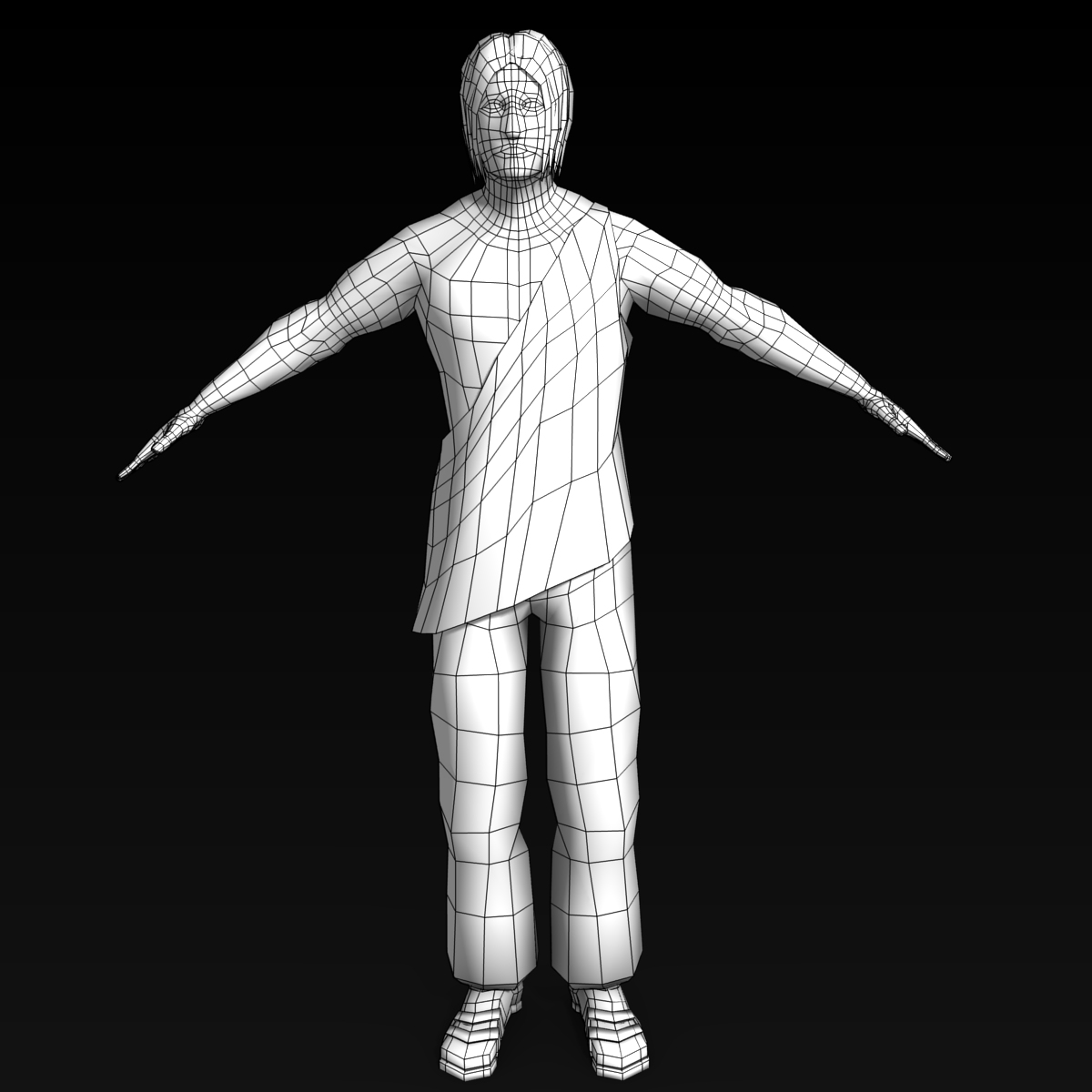 3d ancient roman people model