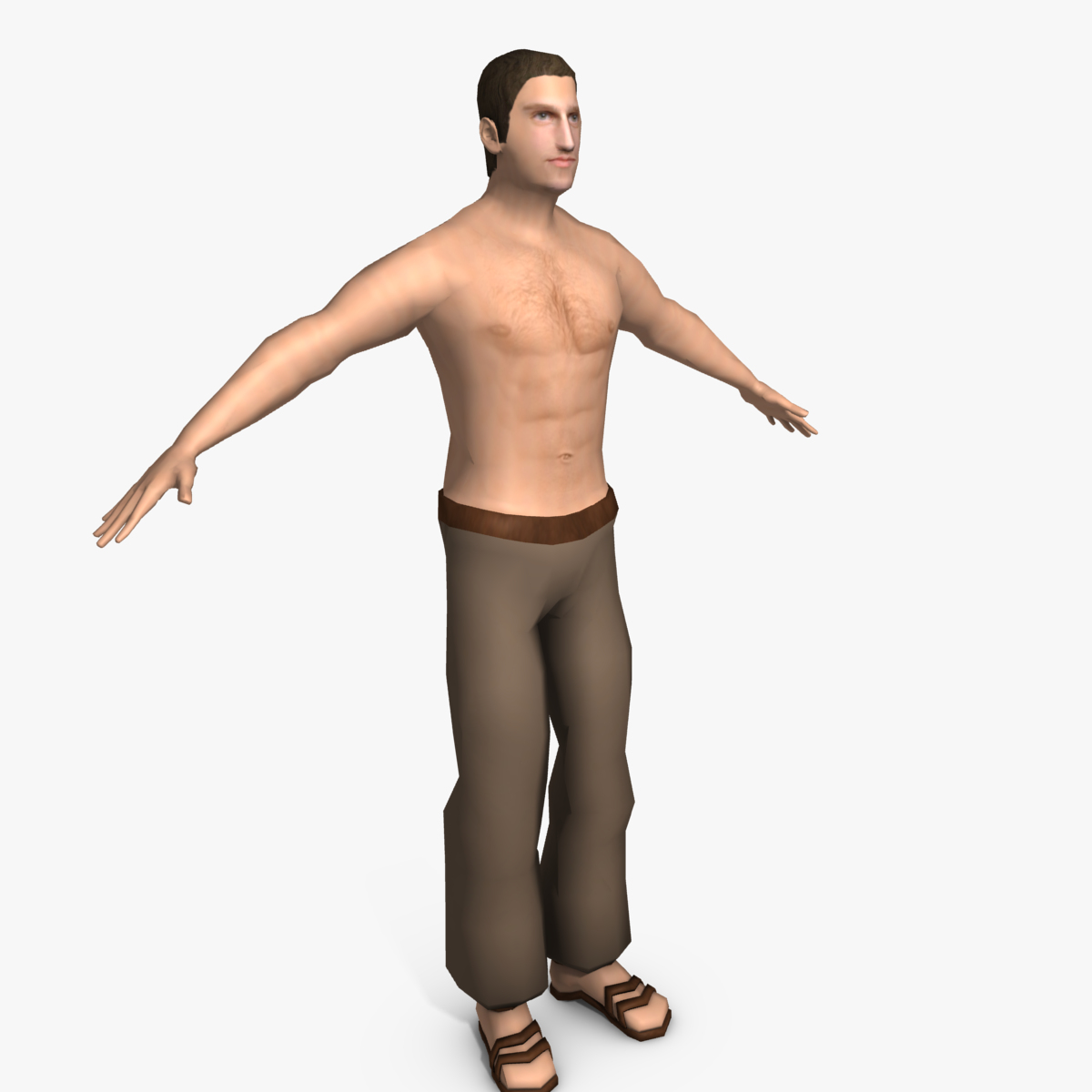 3d ancient roman people model