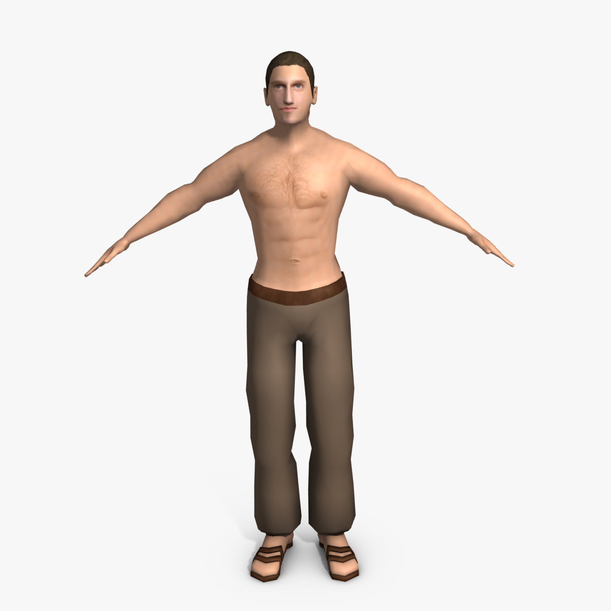 3d ancient roman people model