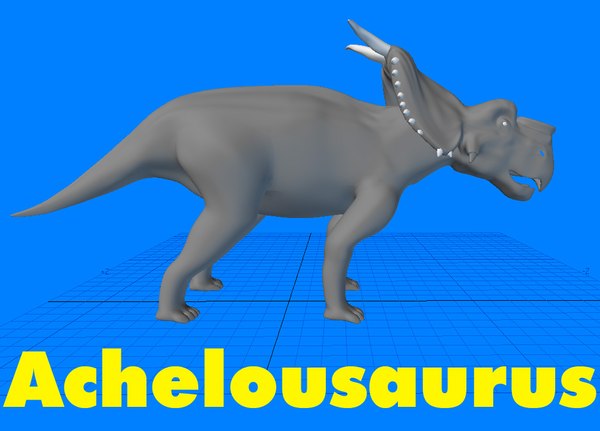 Achelousaurus Modelo 3D - TurboSquid 425051