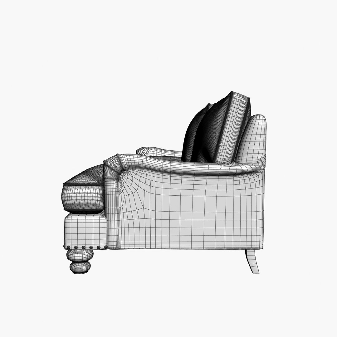 3d montgomery leather sofa model