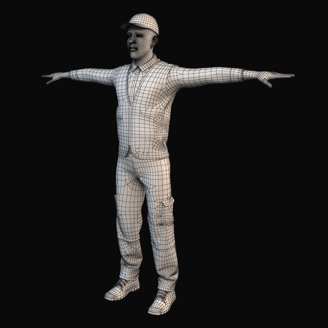 Warehouse Workman 3D - TurboSquid 1520669