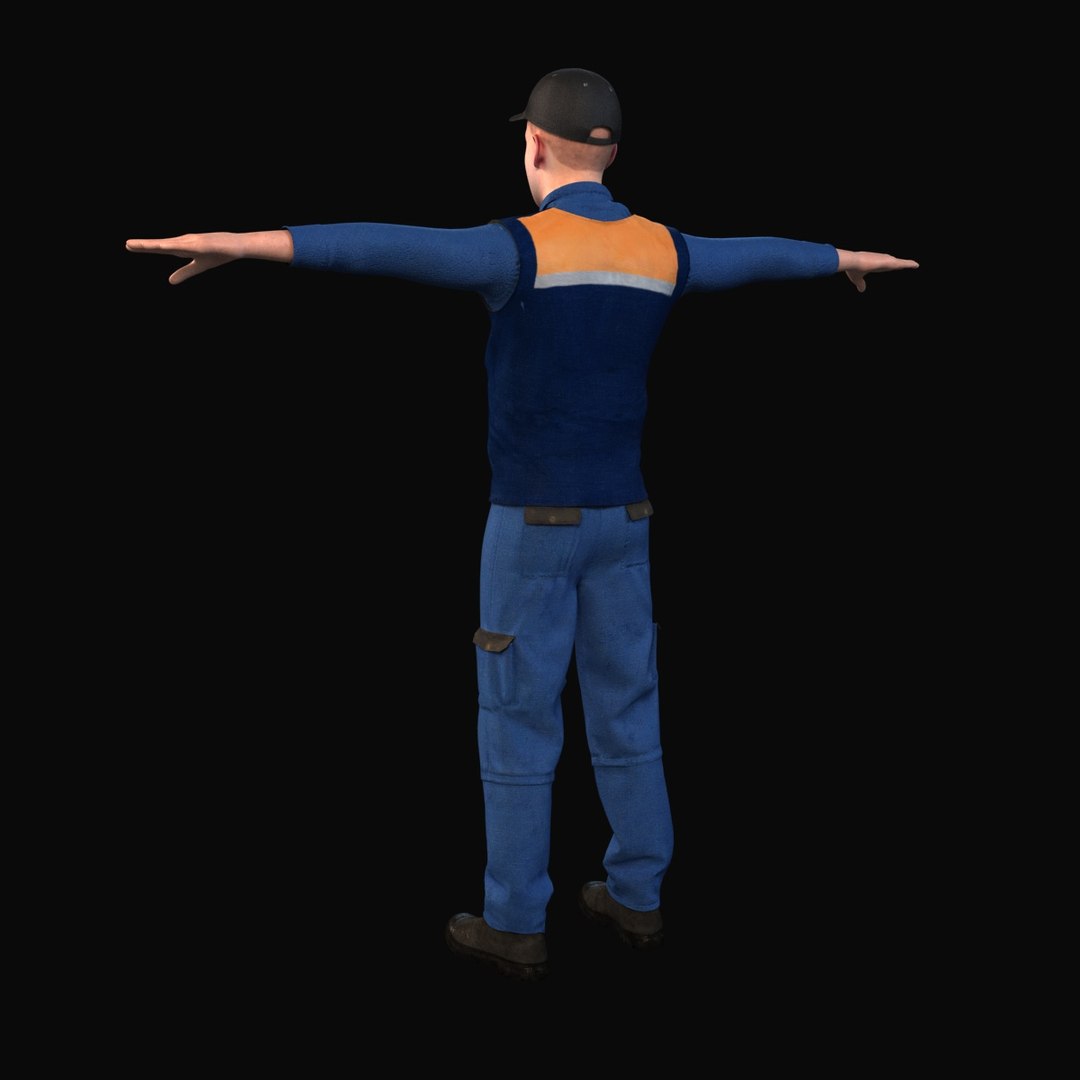 Warehouse Workman 3D - TurboSquid 1520669