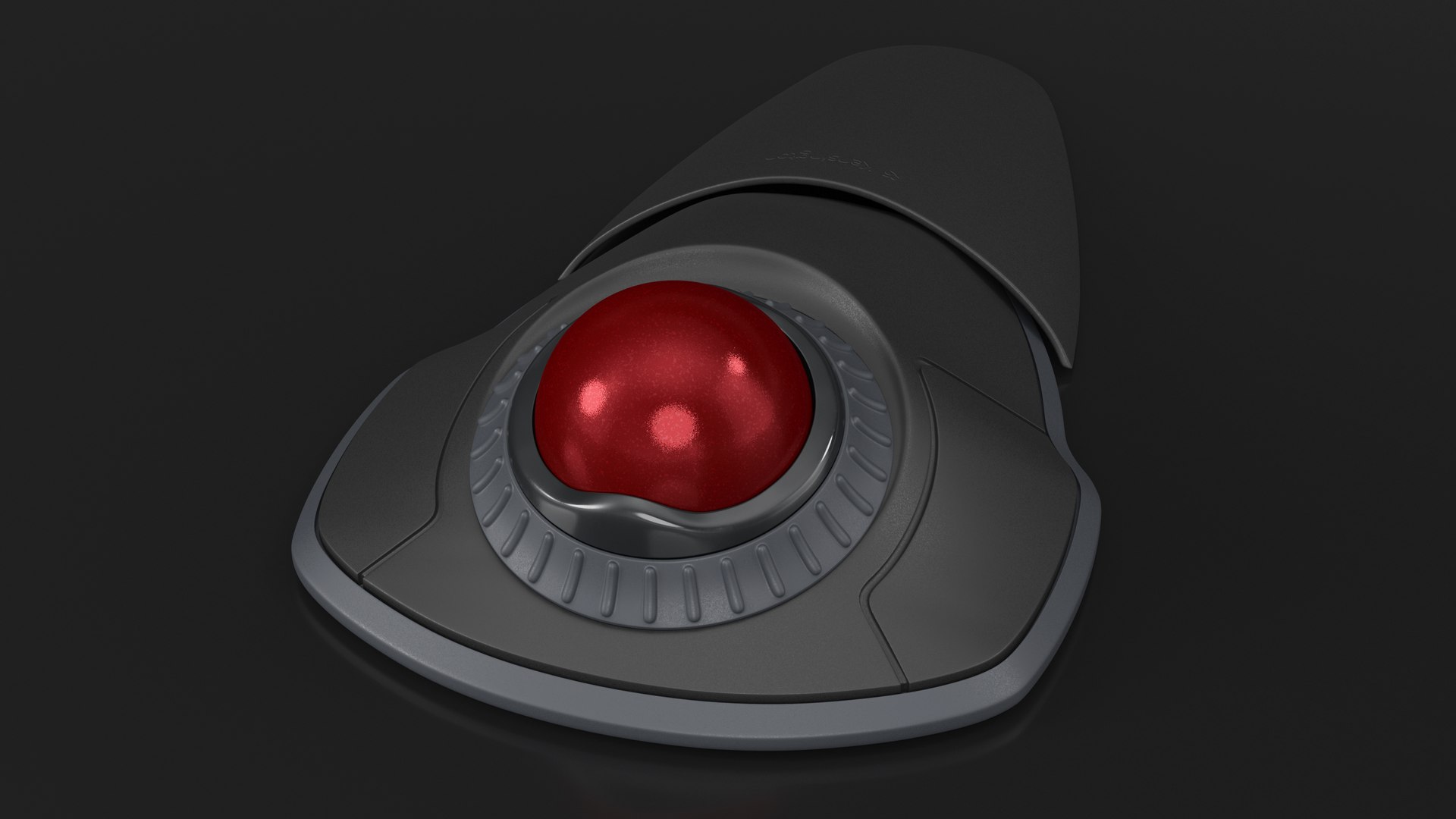 Trackball Mouse with Red Ball model - TurboSquid 2162309