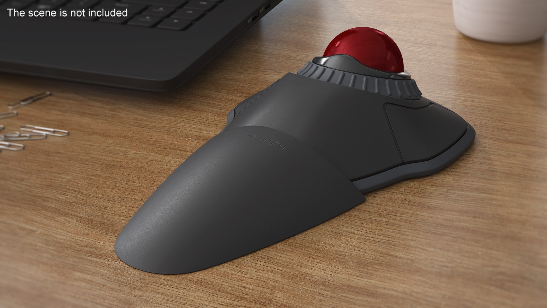 Trackball Mouse with Red Ball model - TurboSquid 2162309