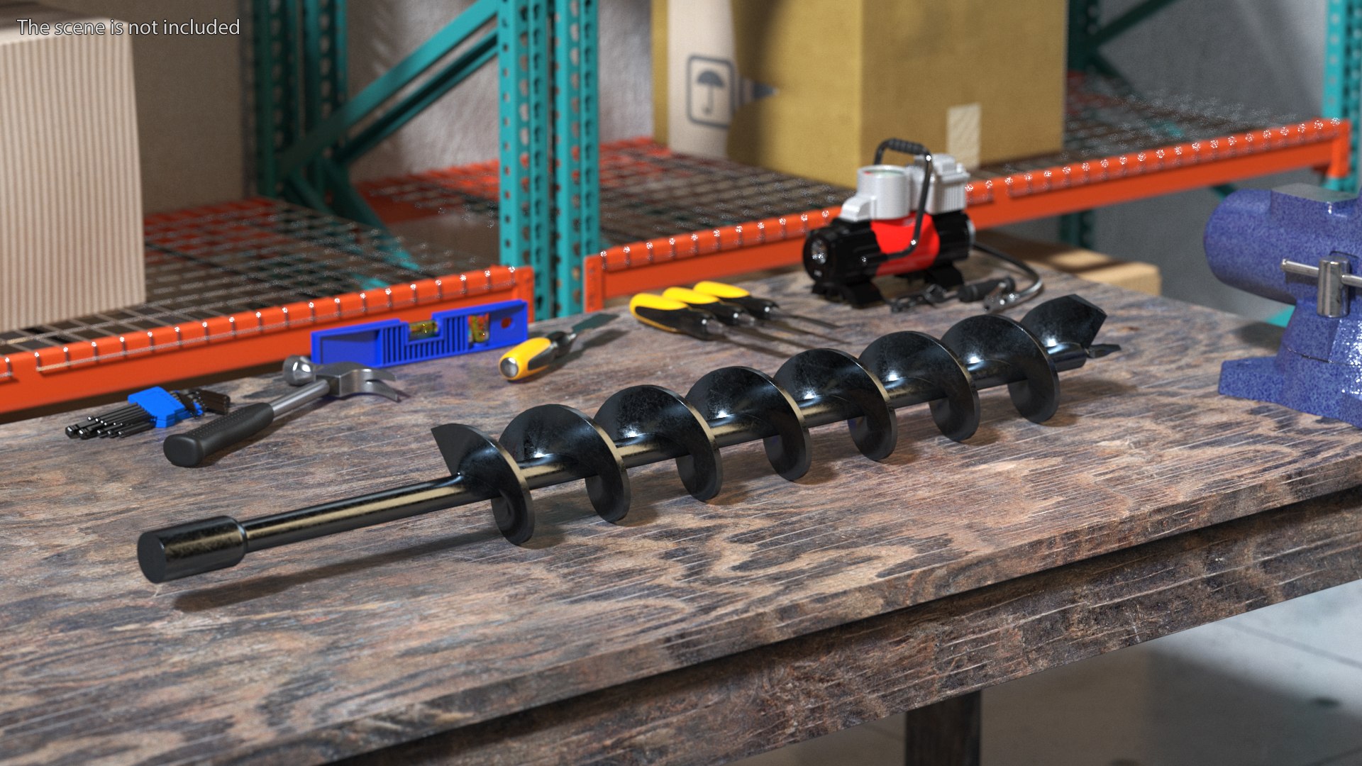 Earth Auger Bit New Model - TurboSquid 2110991