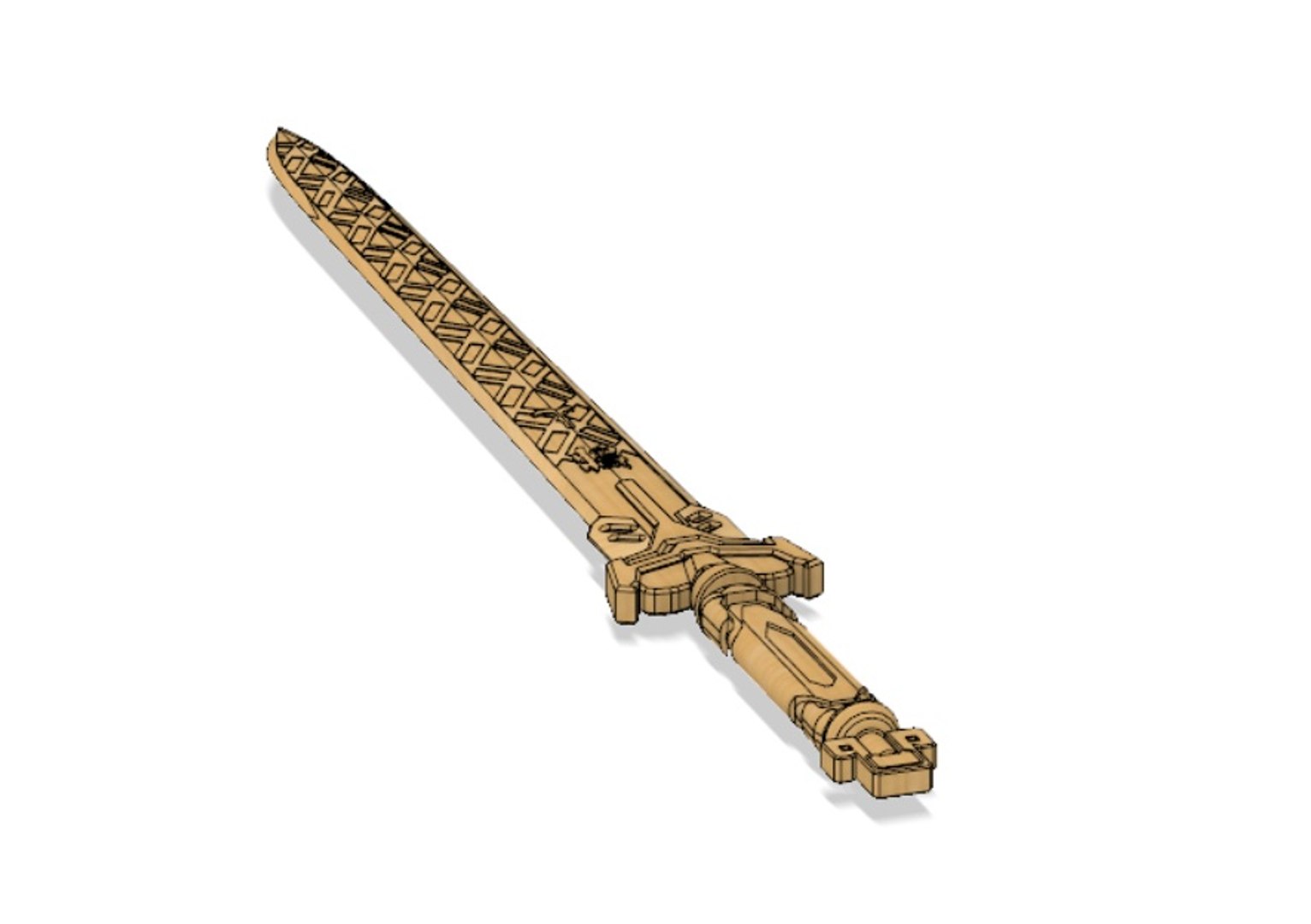 3D Overwatch Genj Sword - TurboSquid 1323266