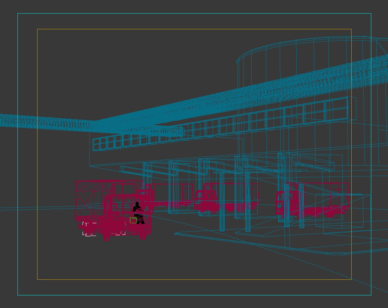 3d Model Truck Unloading Area