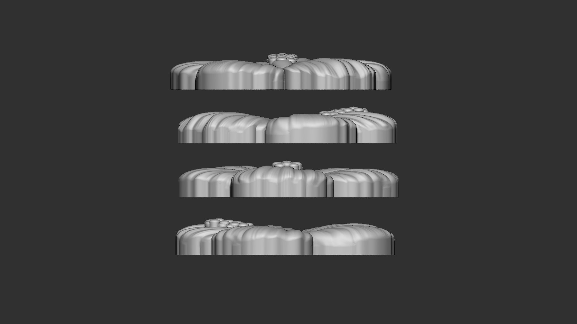 Hibiscus Flower Bas Relief 3D - TurboSquid 2367294