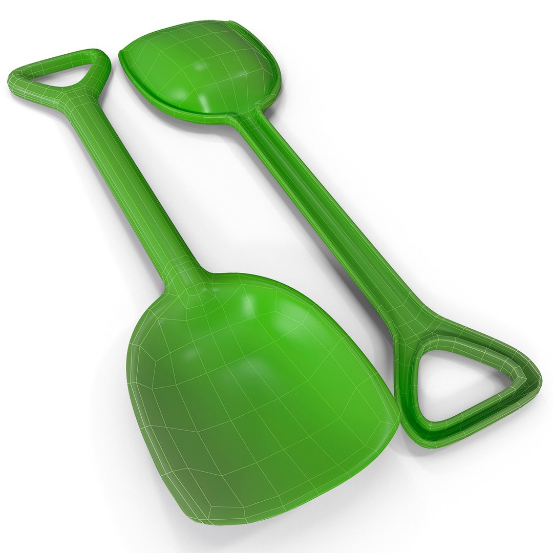 3d Model Toy Shovel