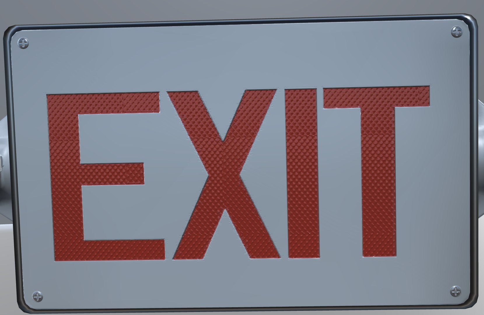 Exit Sign Model - TurboSquid 1401765