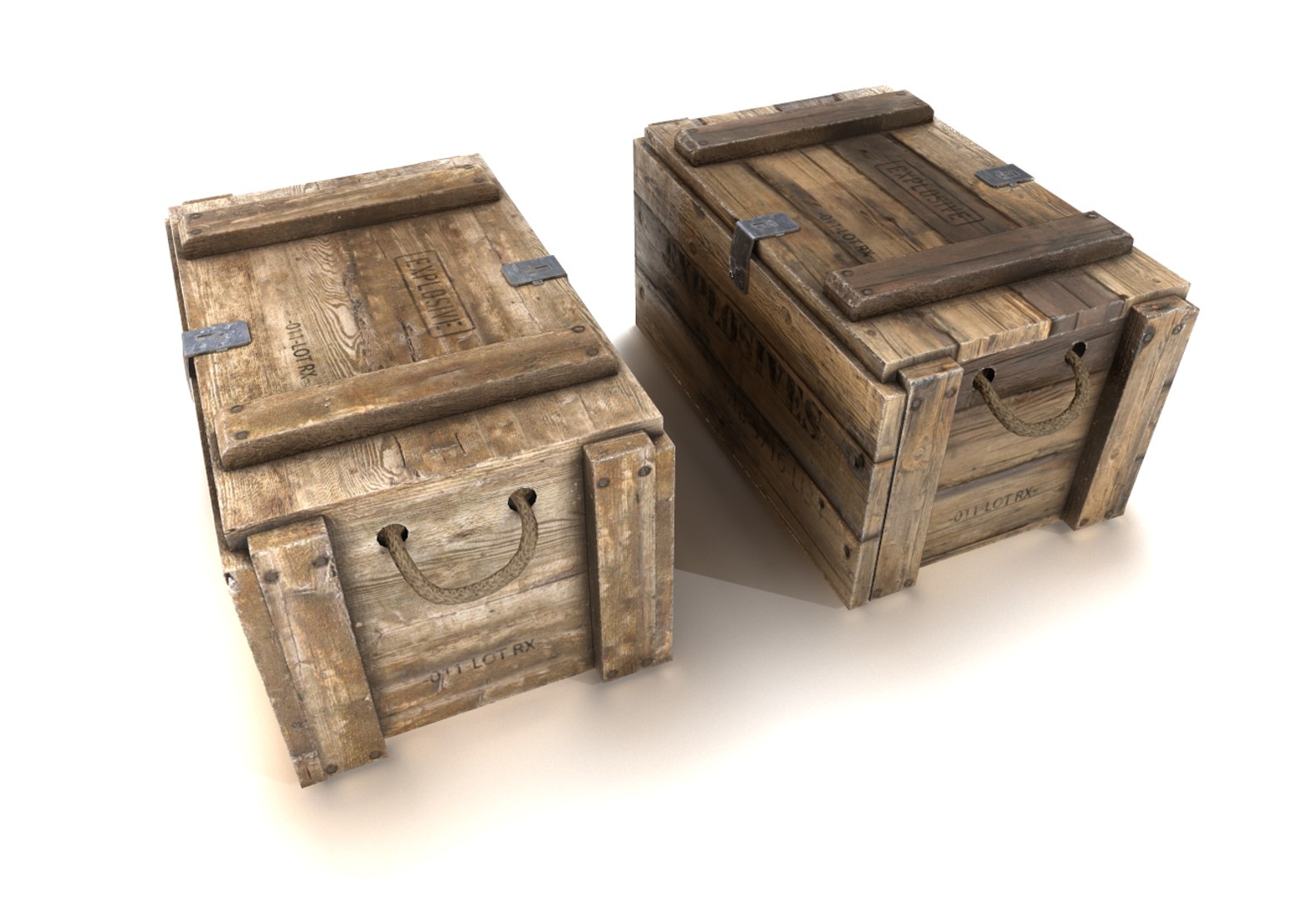 3D Model Crate Explosives - TurboSquid 1268784