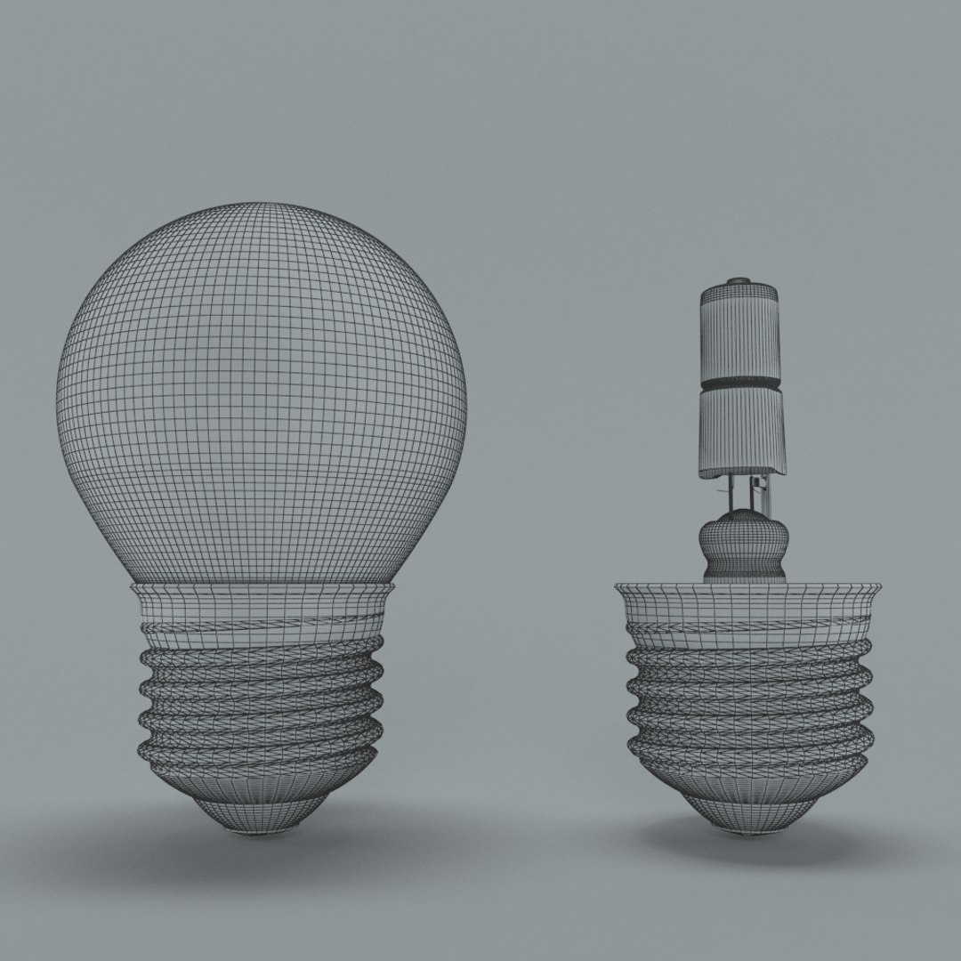 Led Flament Light Bulb 3d Max