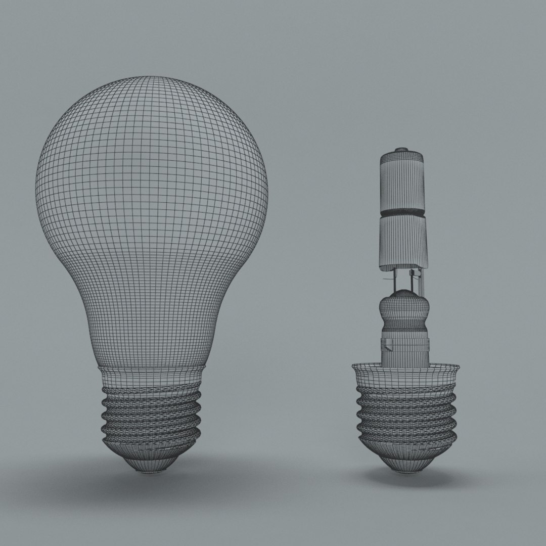 Led Flament Light Bulb 3d Max