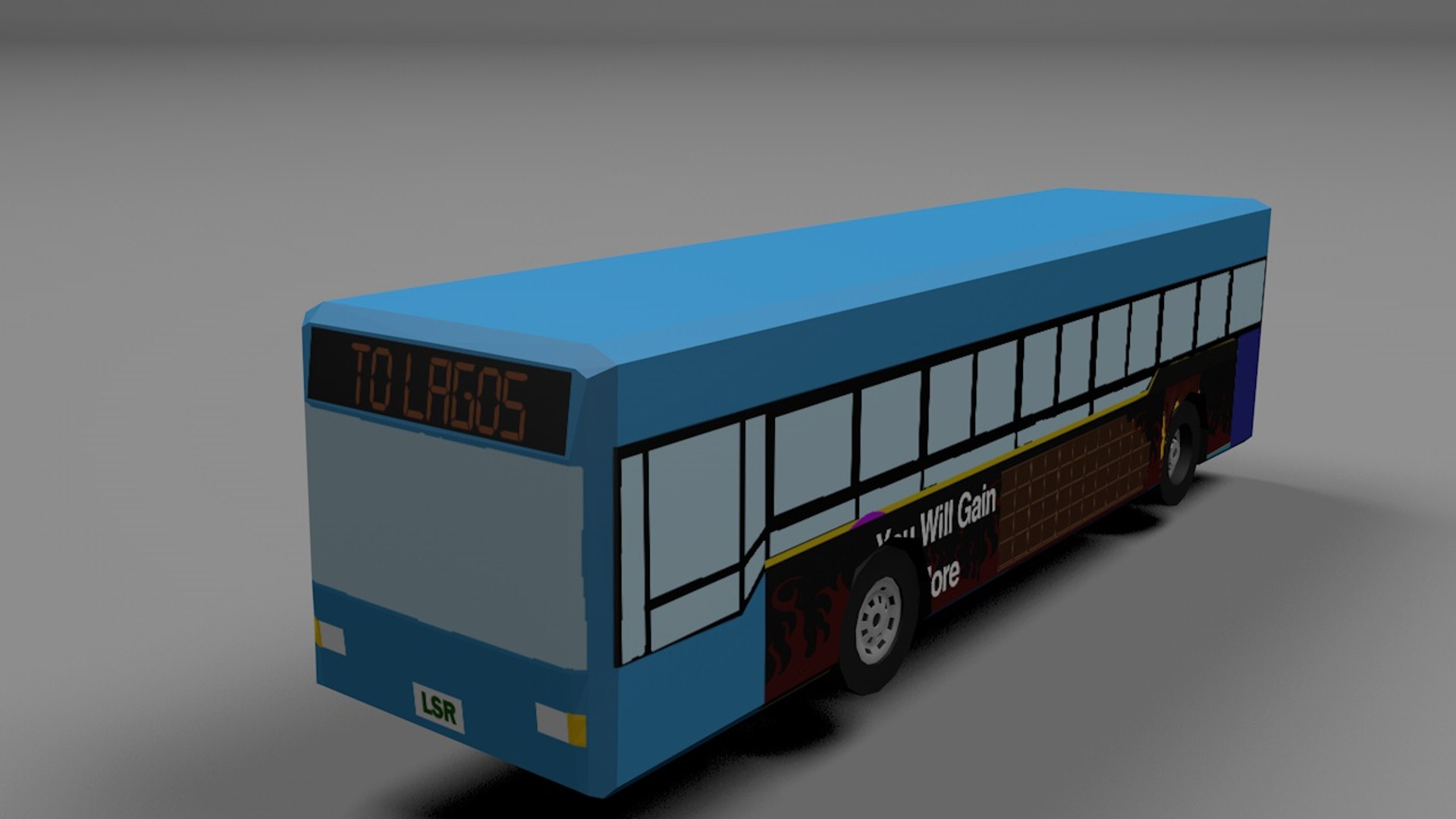 Lagos Bus 3D Model - TurboSquid 1386488