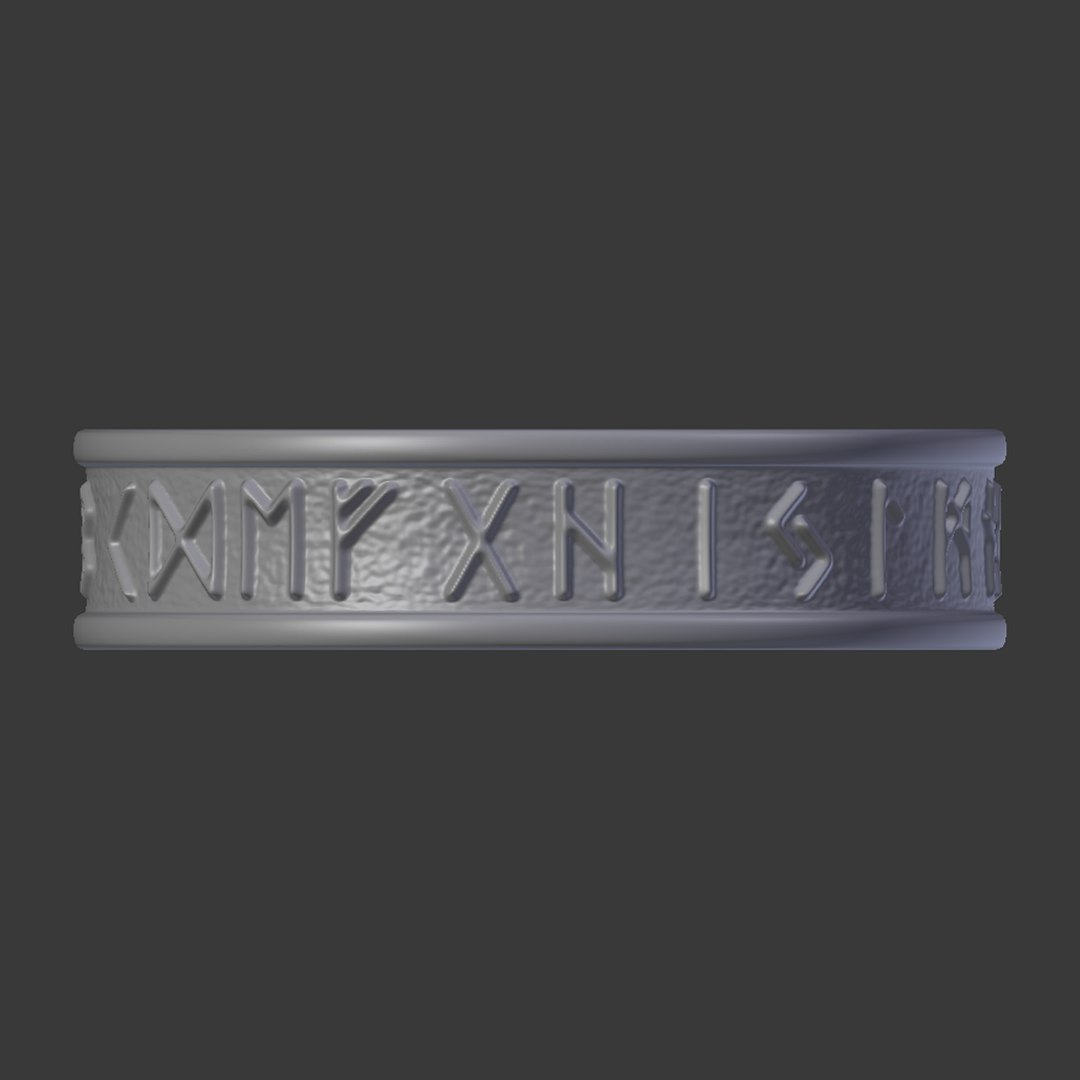 3D Model Rune Ring - TurboSquid 1340398