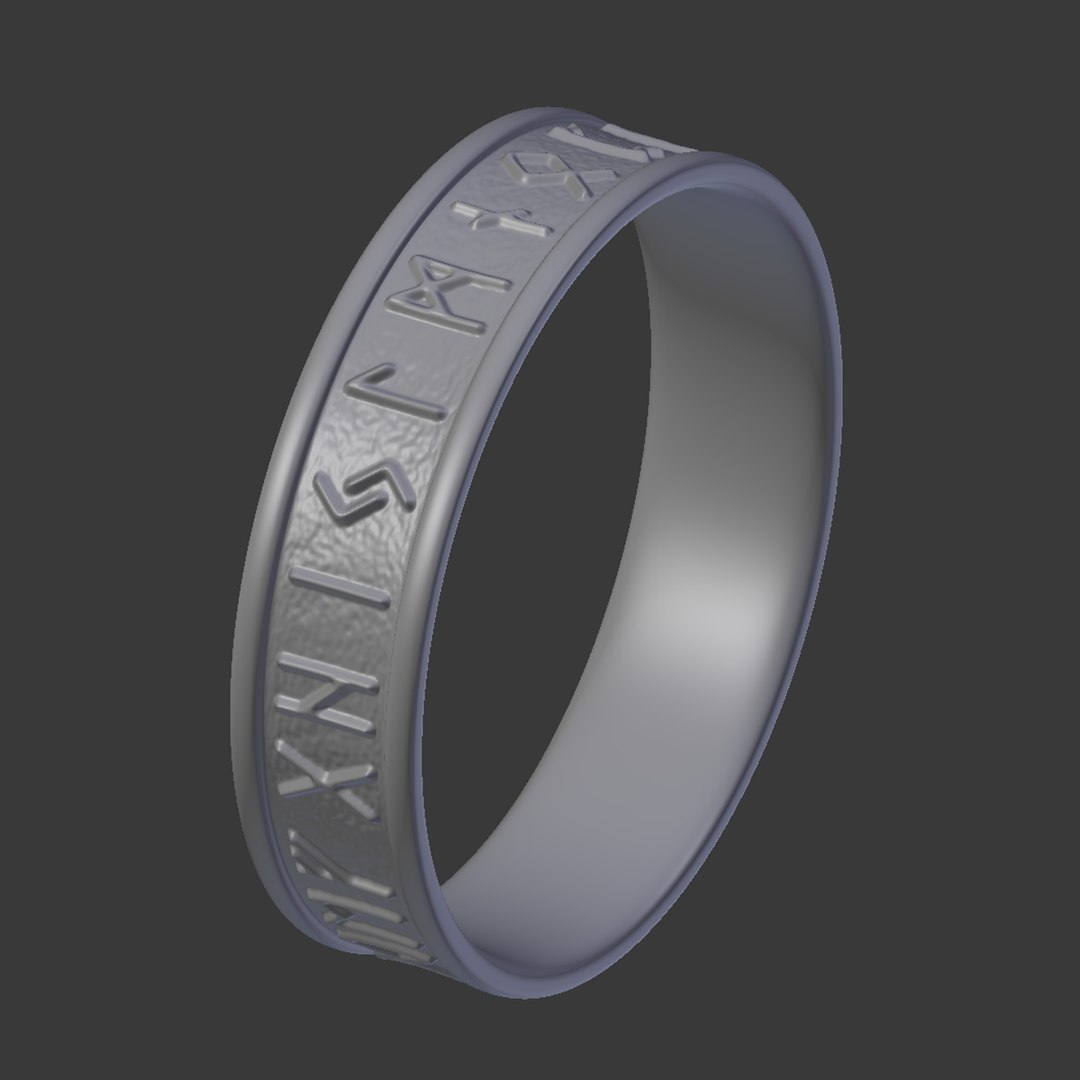 3D Model Rune Ring - TurboSquid 1340398