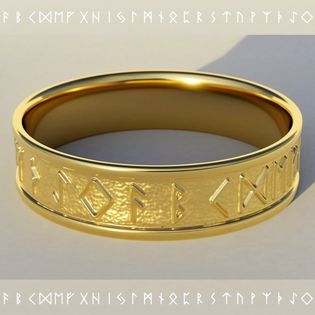 3D Model Rune Ring - TurboSquid 1340398