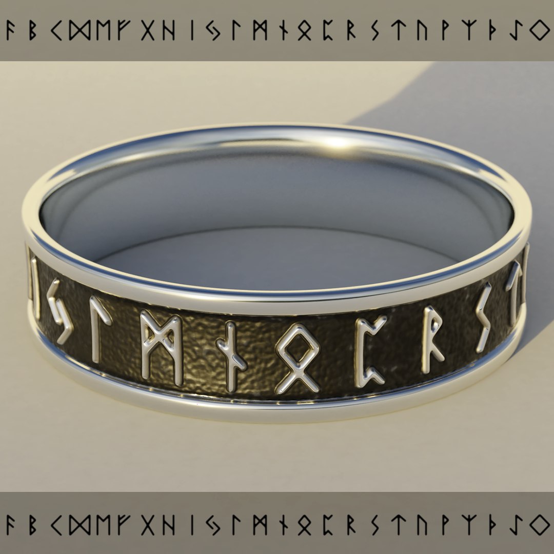 3D Model Rune Ring - TurboSquid 1340398