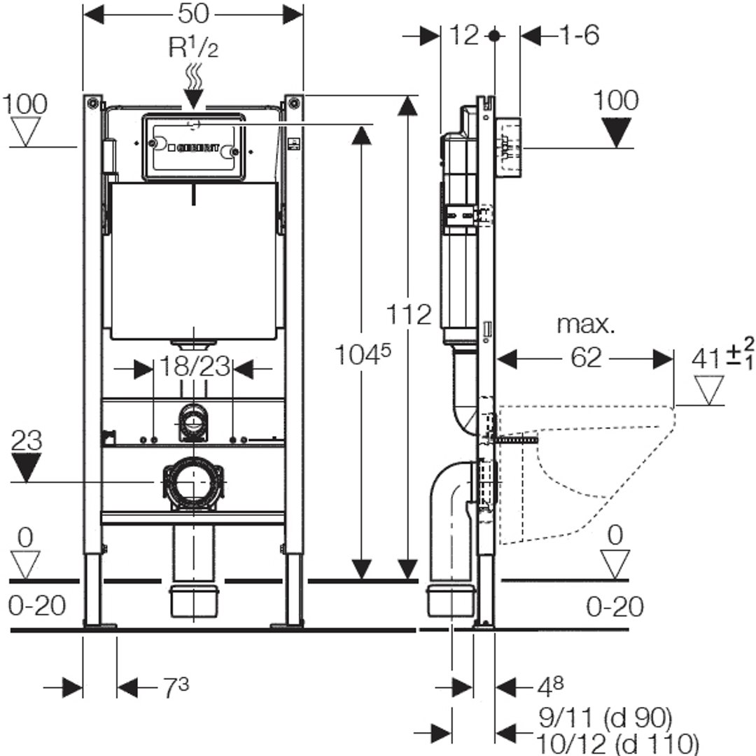 Installing Geberit Max