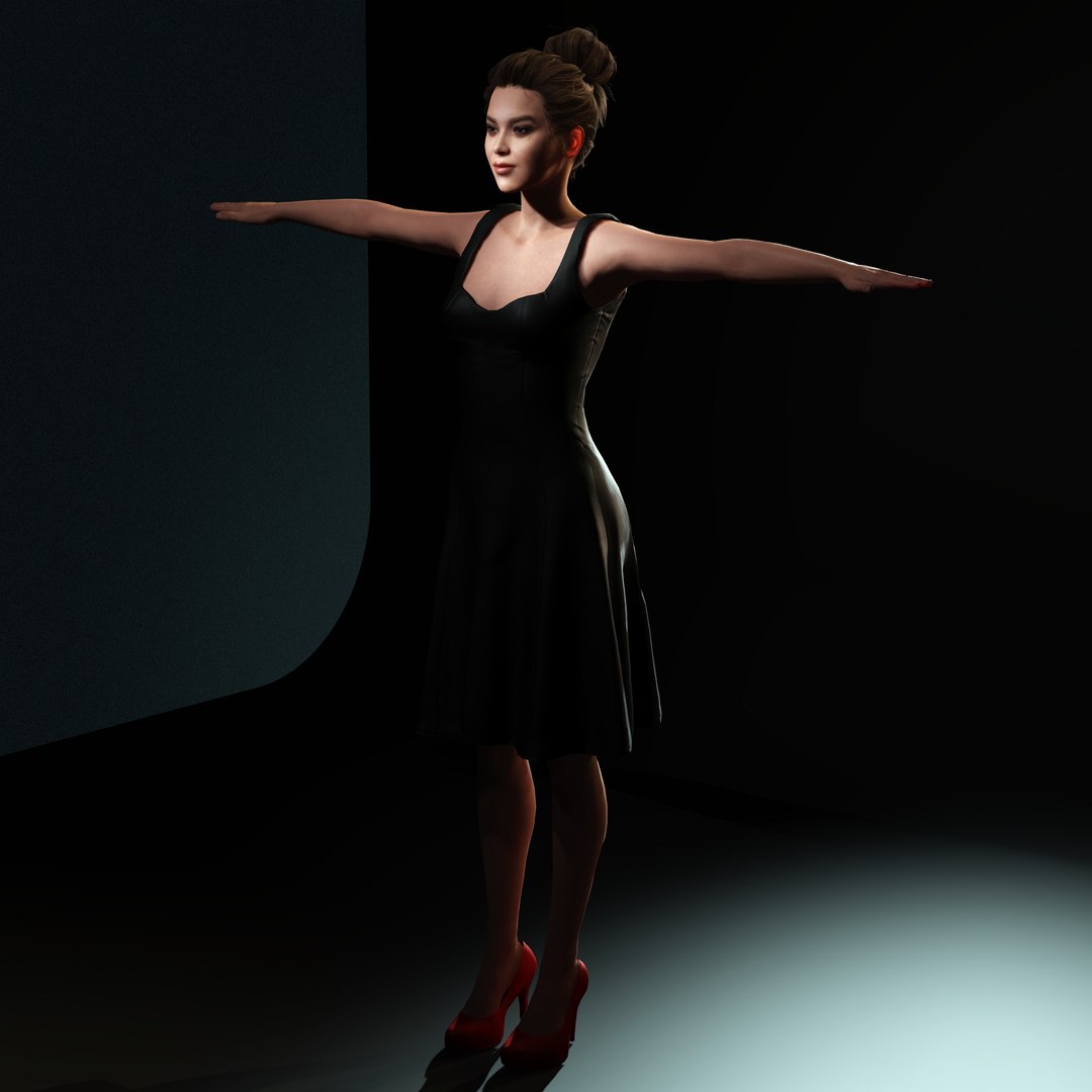 Hailee Steinfeld 3D Model - Hyper Realistic - Low Poly 3D Model 3D ...