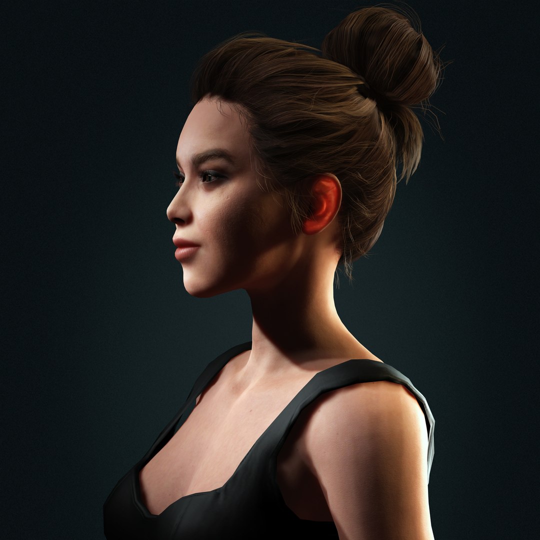 Hailee Steinfeld 3D Model - Hyper Realistic - Low Poly 3D Model 3D ...