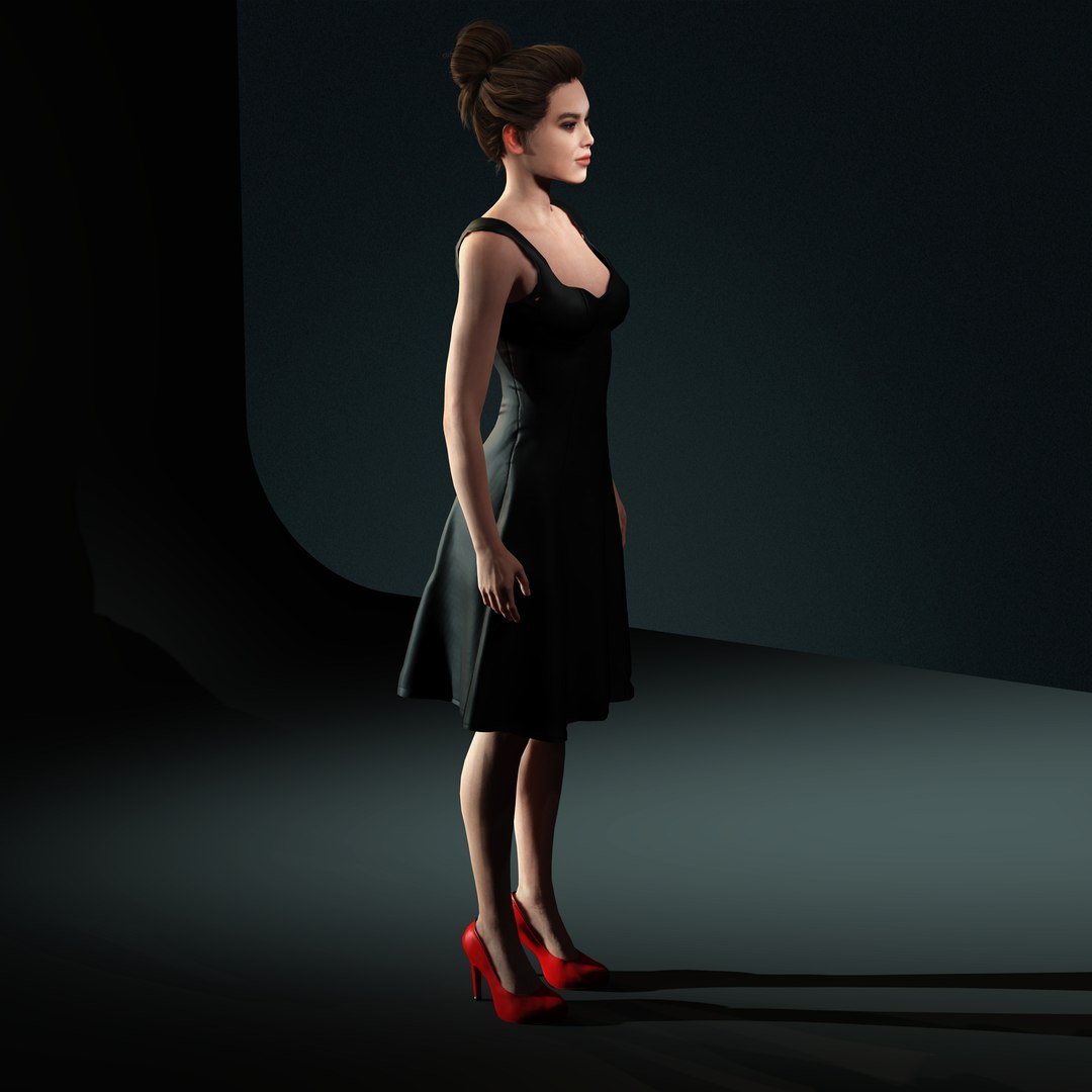 Hailee Steinfeld 3D Model - Hyper Realistic - Low Poly 3D Model 3D ...