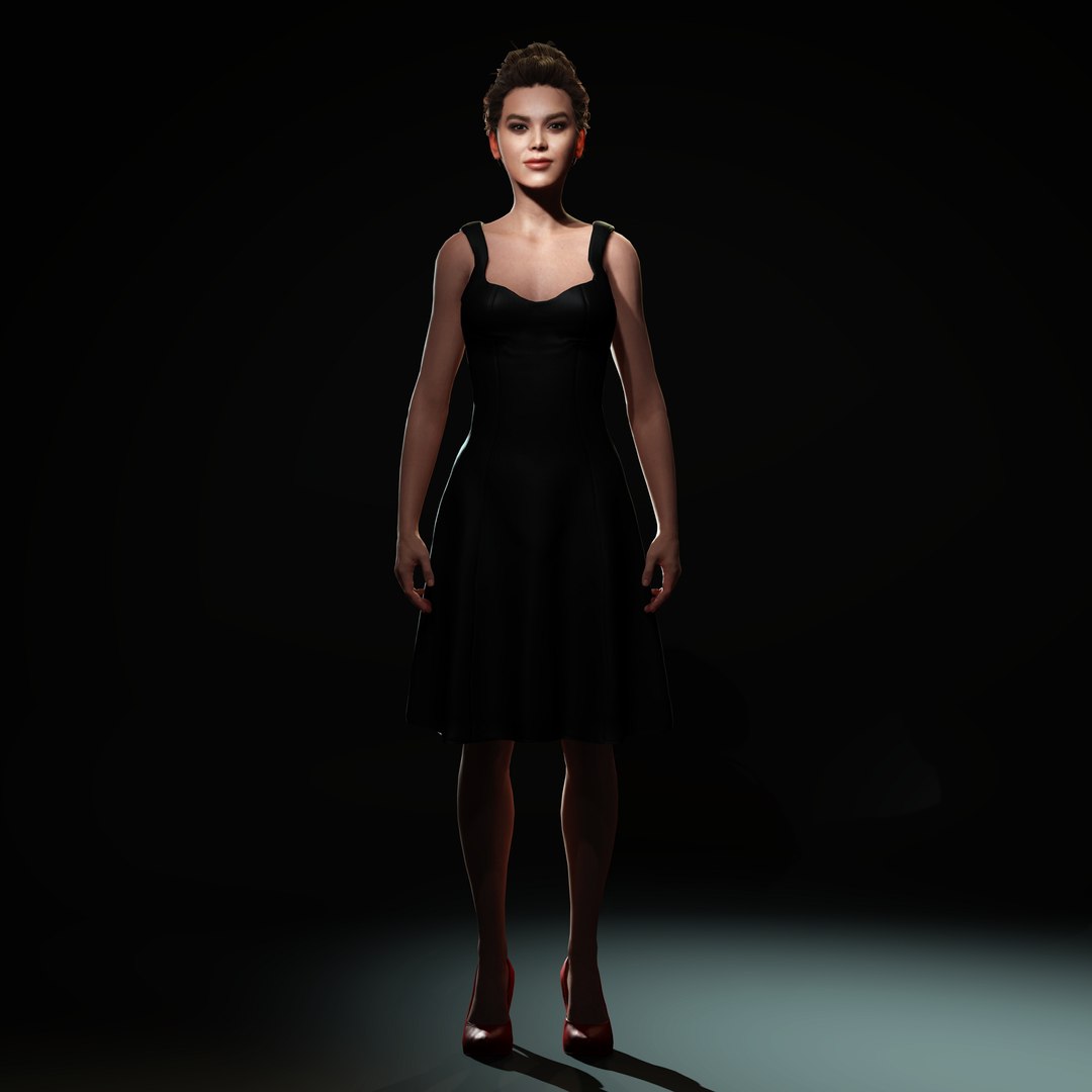 Hailee Steinfeld 3D Model - Hyper Realistic - Low Poly 3D Model 3D ...
