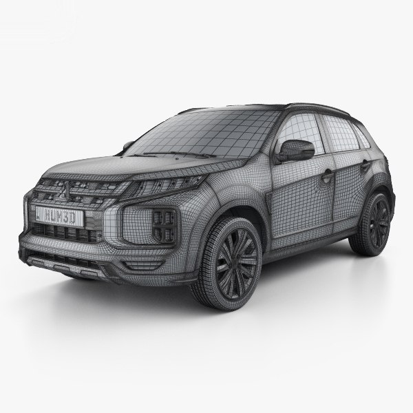 Mitsubishi asx 2019 3D model - TurboSquid 1471007