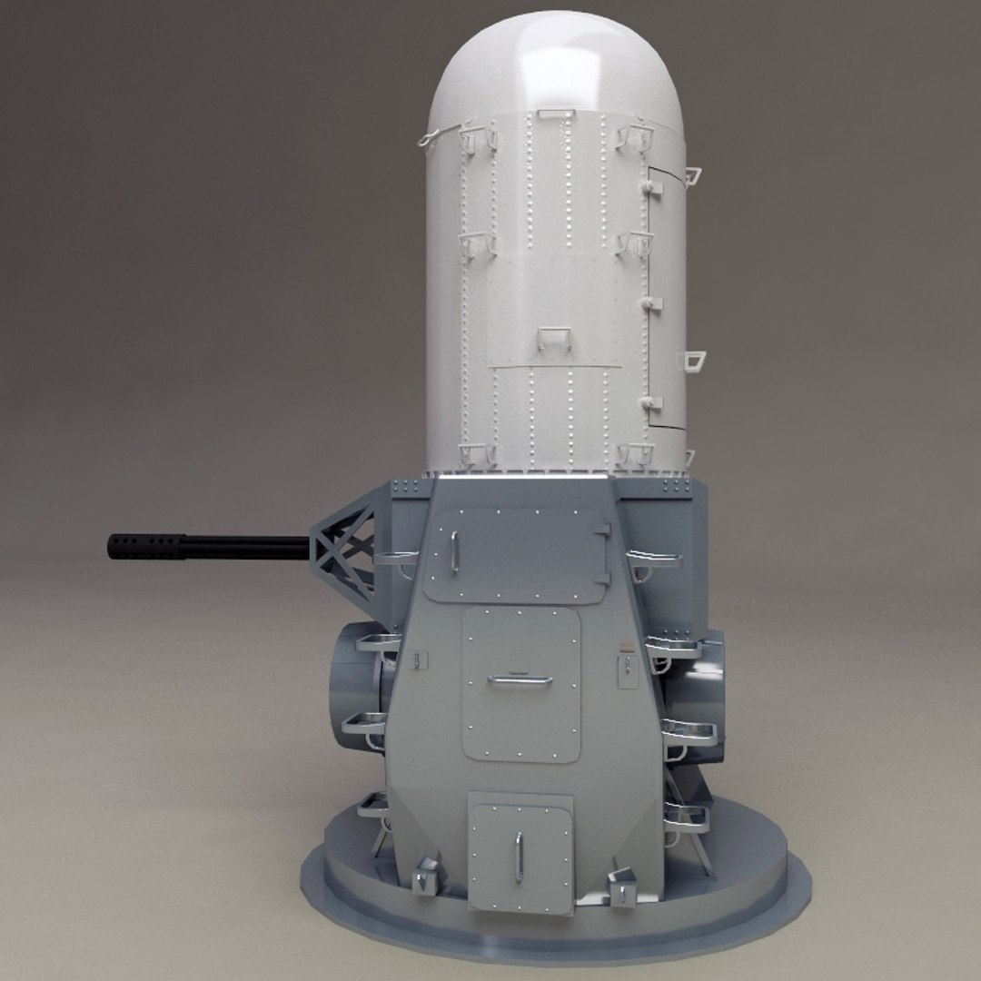 3d Model Ciws Phalanx Mk 15