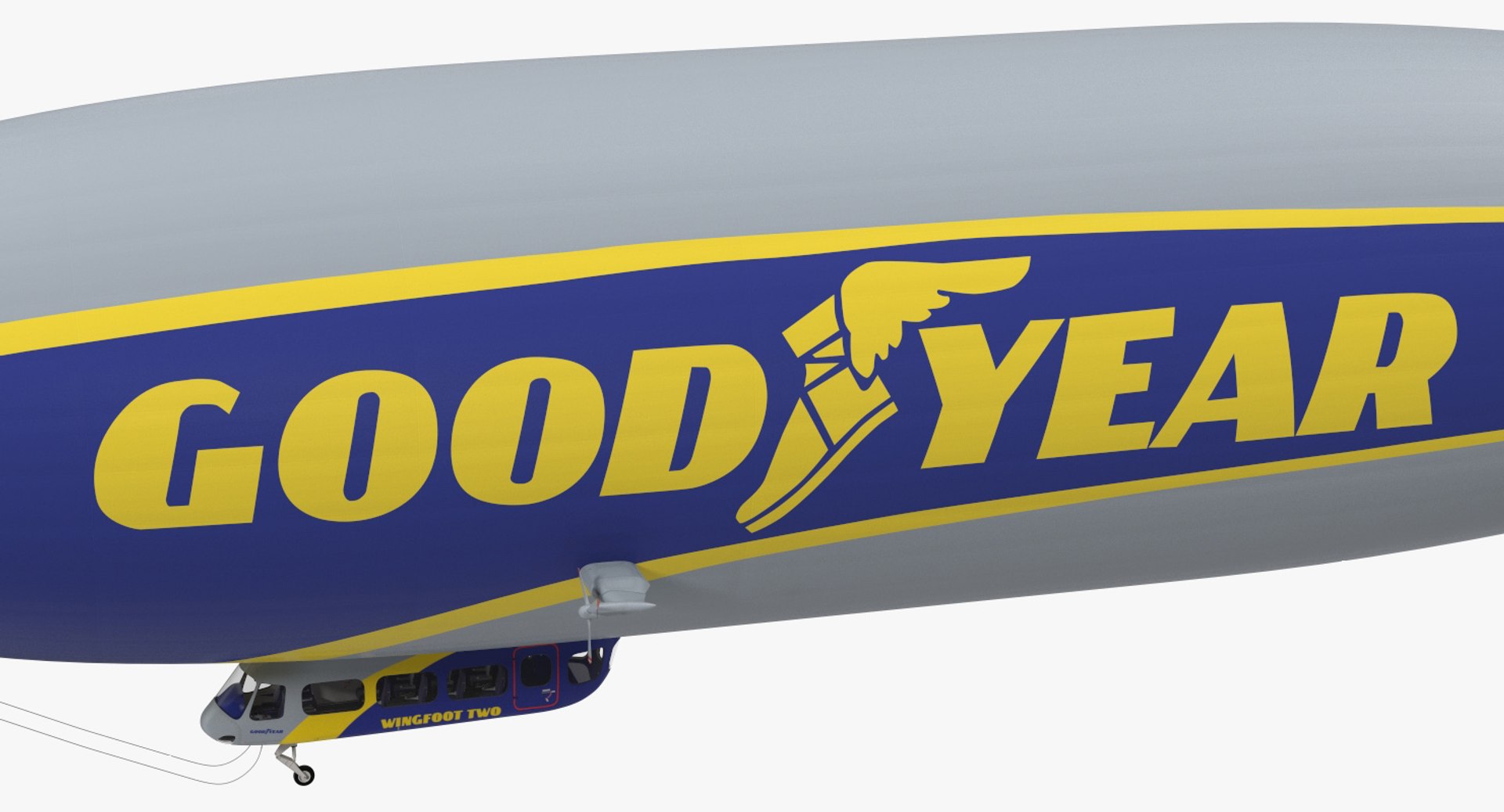 3D model blimp goodyear airship - TurboSquid 1329318