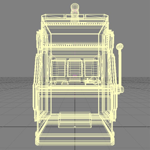 slot machine 3d model