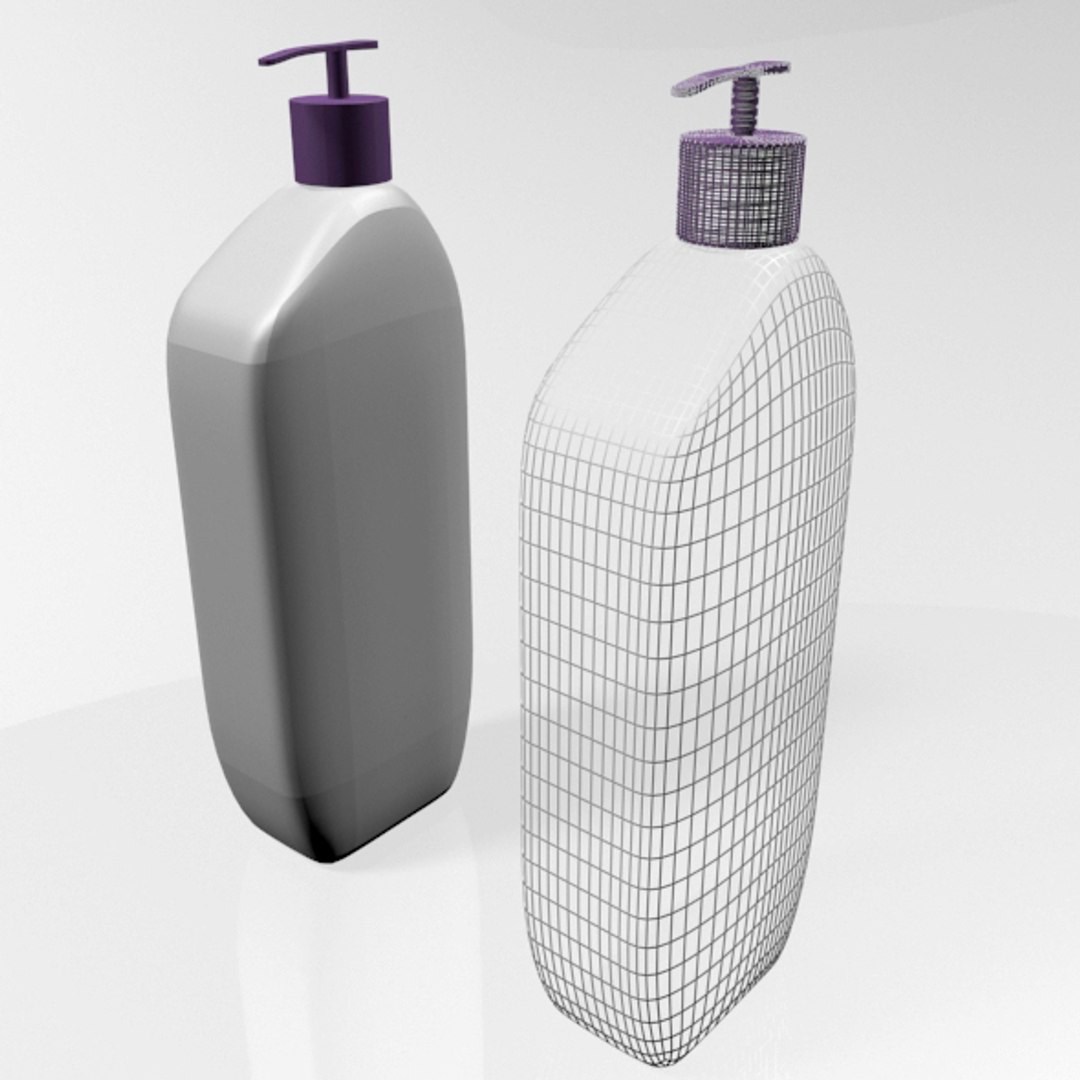 Body Lotion Bottle 01 3D Model - TurboSquid 1777609