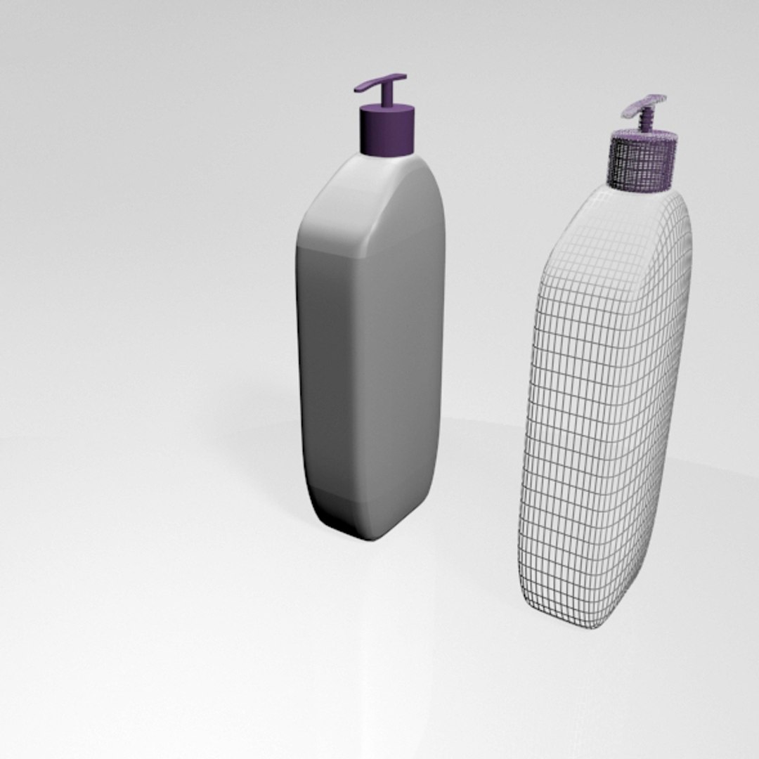 Body Lotion Bottle 01 3D Model - TurboSquid 1777609