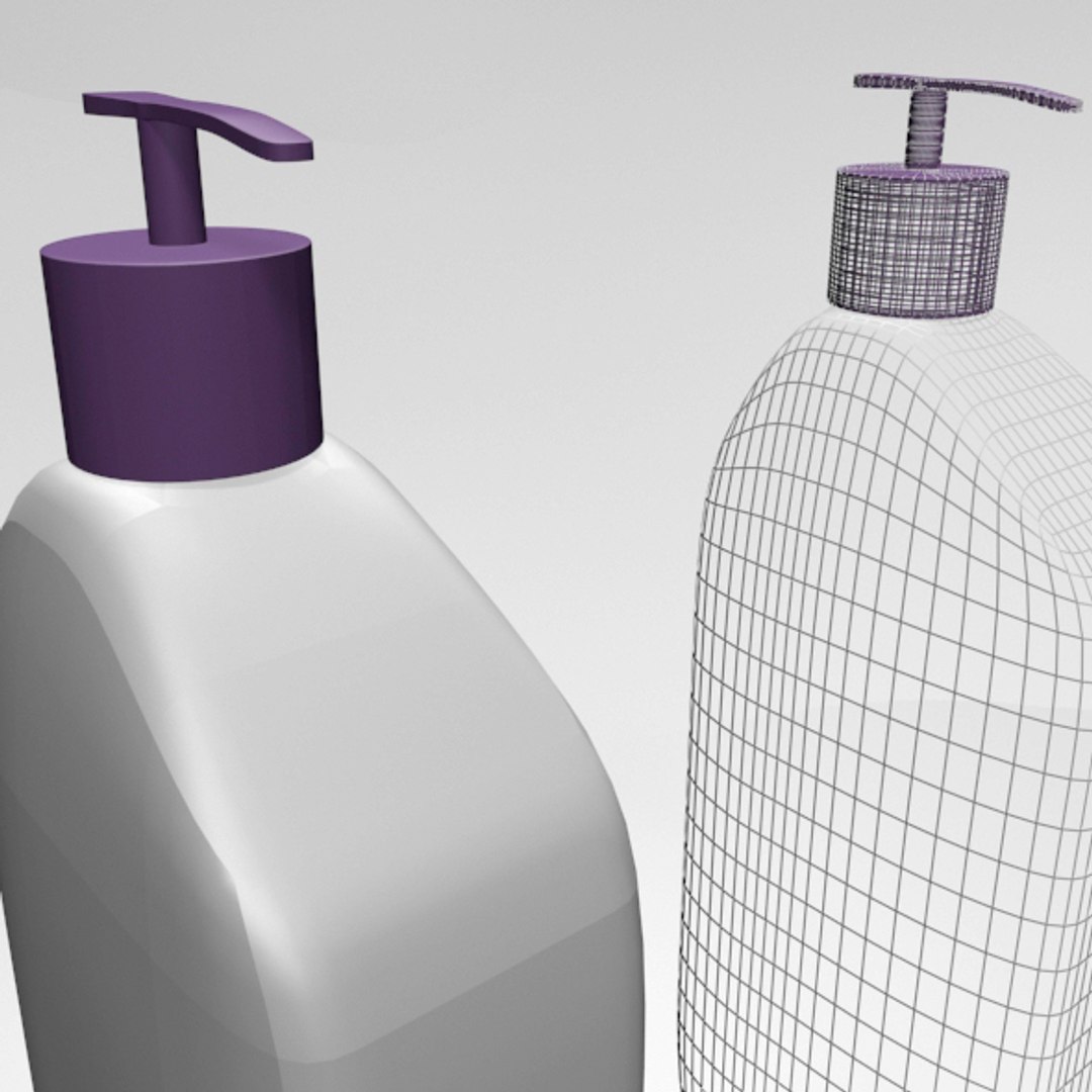 Body Lotion Bottle 01 3D Model - TurboSquid 1777609