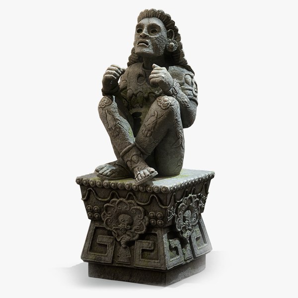 modelo 3d Estatua Azteca Xochipilli Dios del arte - TurboSquid 2217846