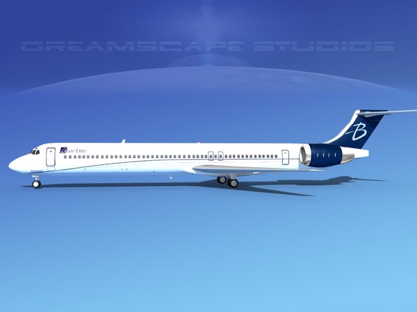 3D model md-83 aircraft passengers - TurboSquid 1320930
