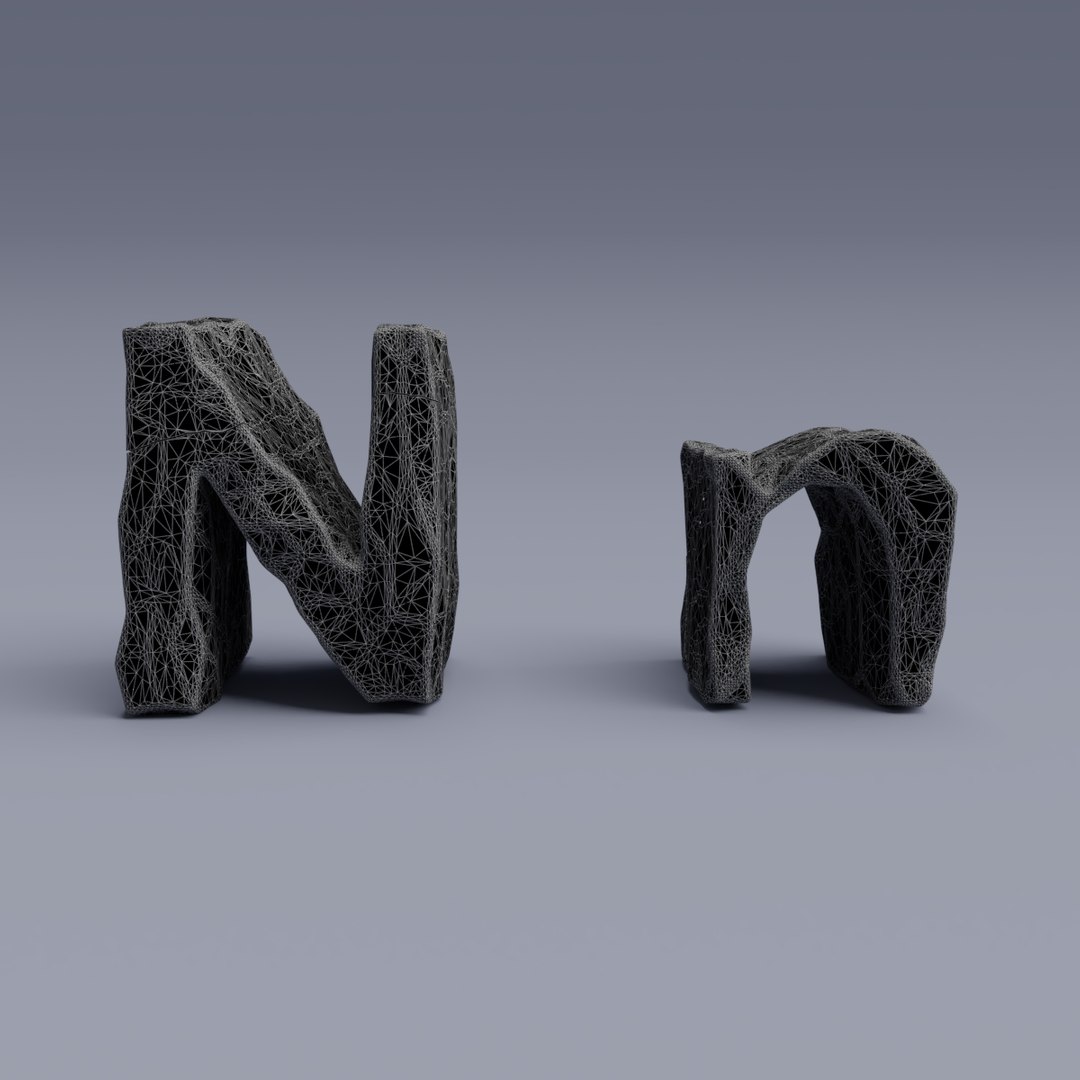 Letter N 3D - TurboSquid 1380717