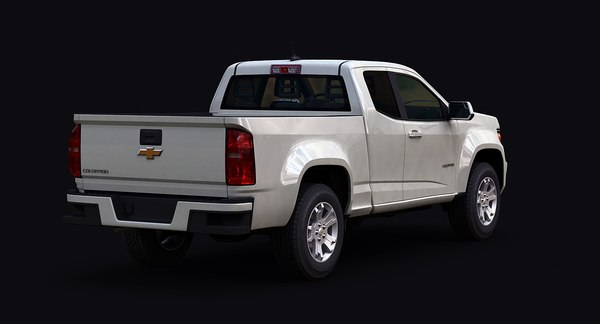 3d model chevy colorado