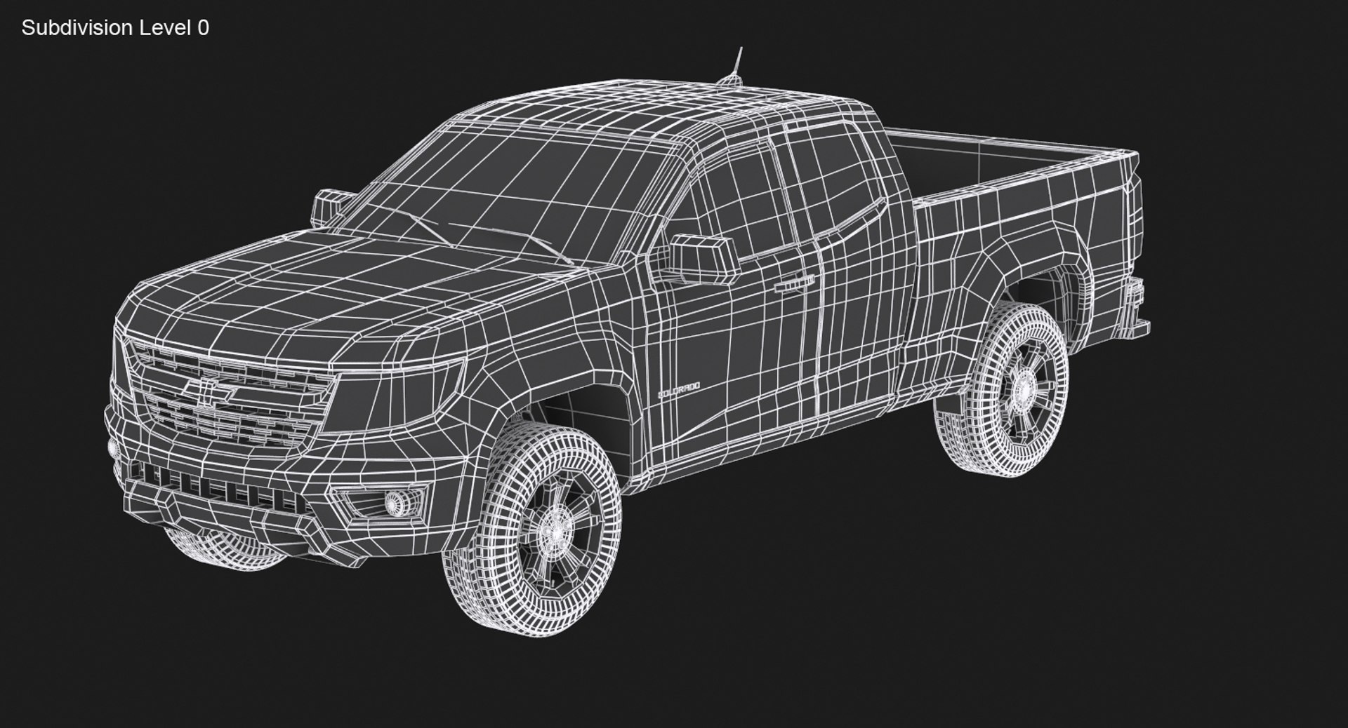 3d Model Chevy Colorado