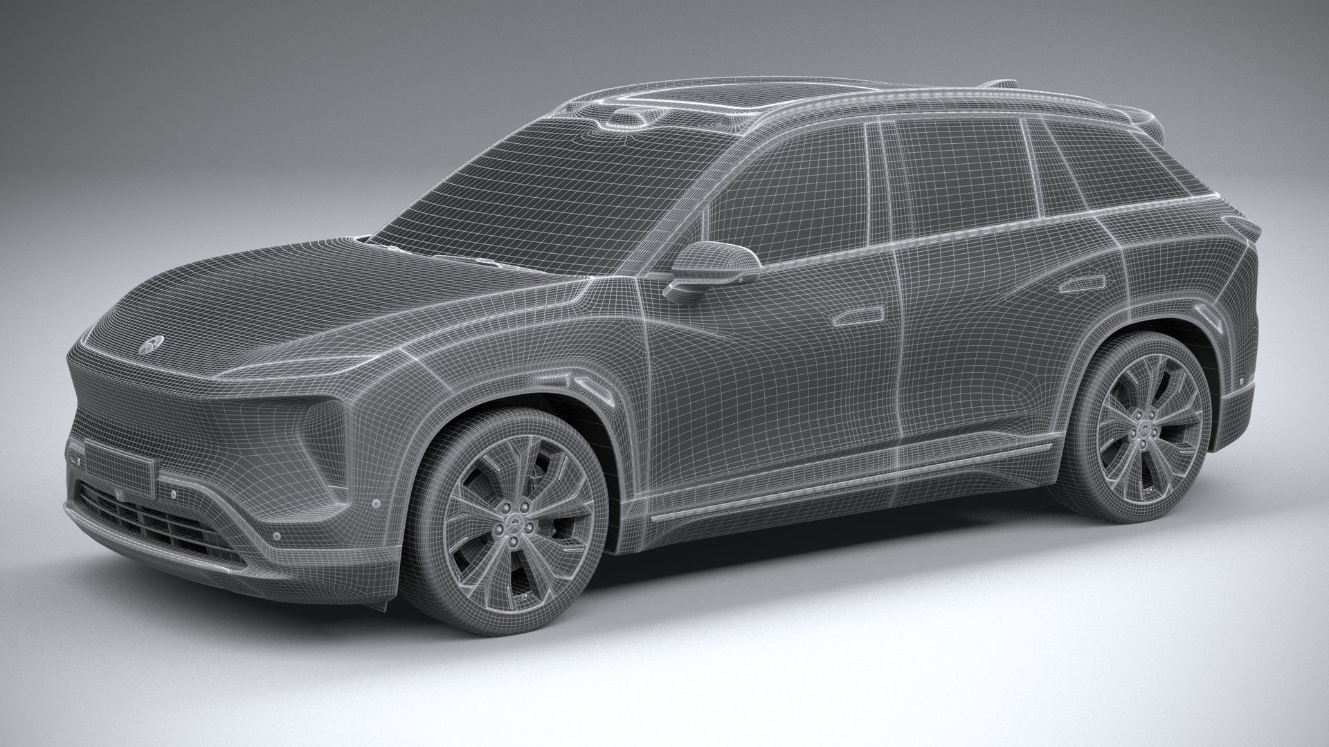 3D NIO ES7 2023 - TurboSquid 2033352