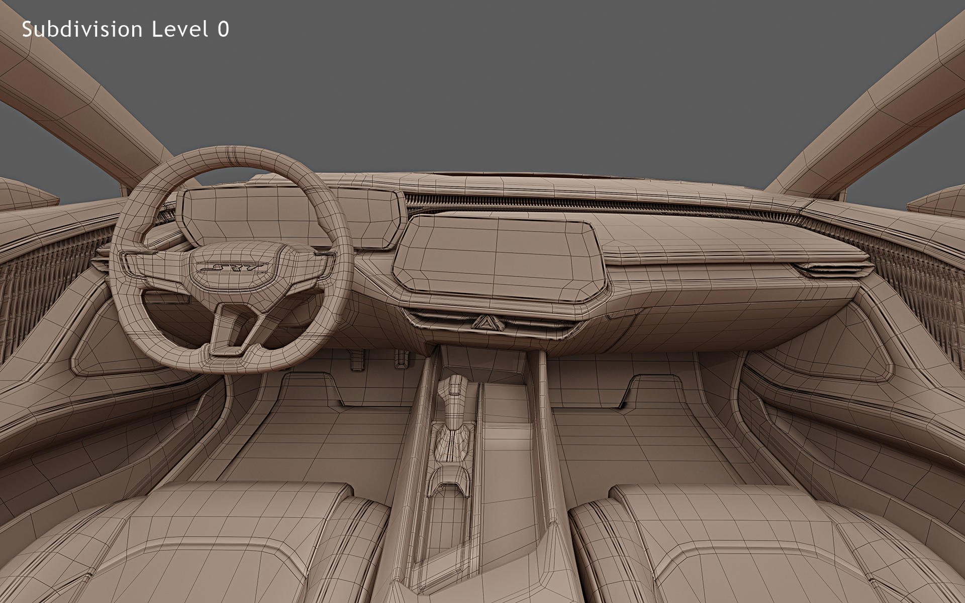 2024 道奇 Charger Daytona SRT 概念红色3D模型 - TurboSquid 2073224