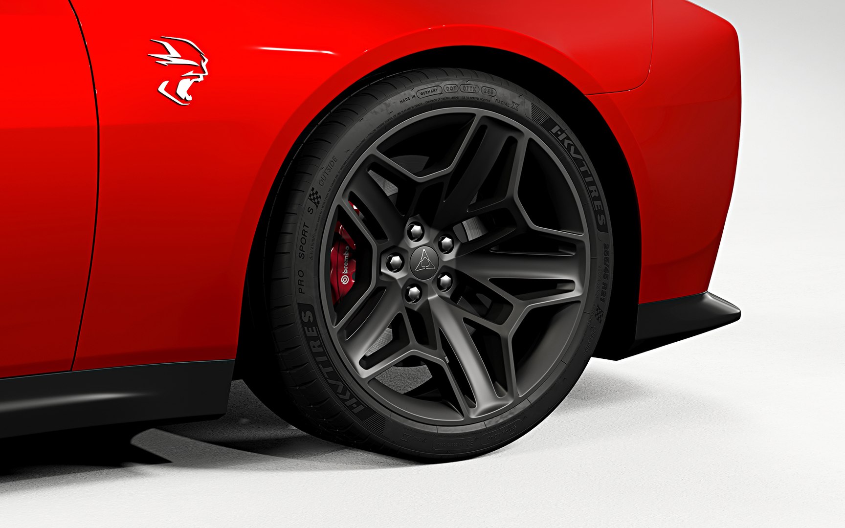 3D 2024 Dodge Charger Daytona SRT Concept Red - TurboSquid 2073224