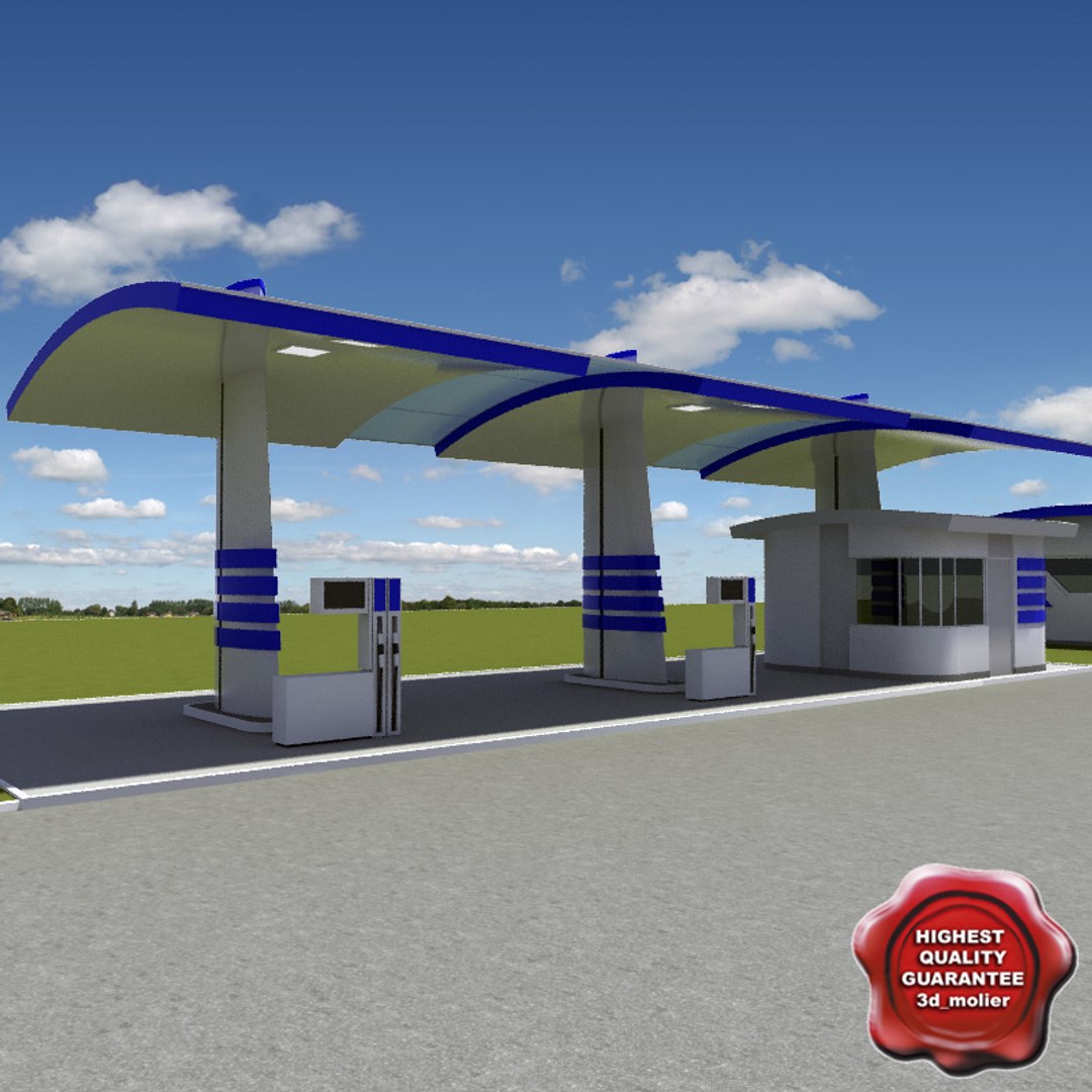 3d gas station v25 service model