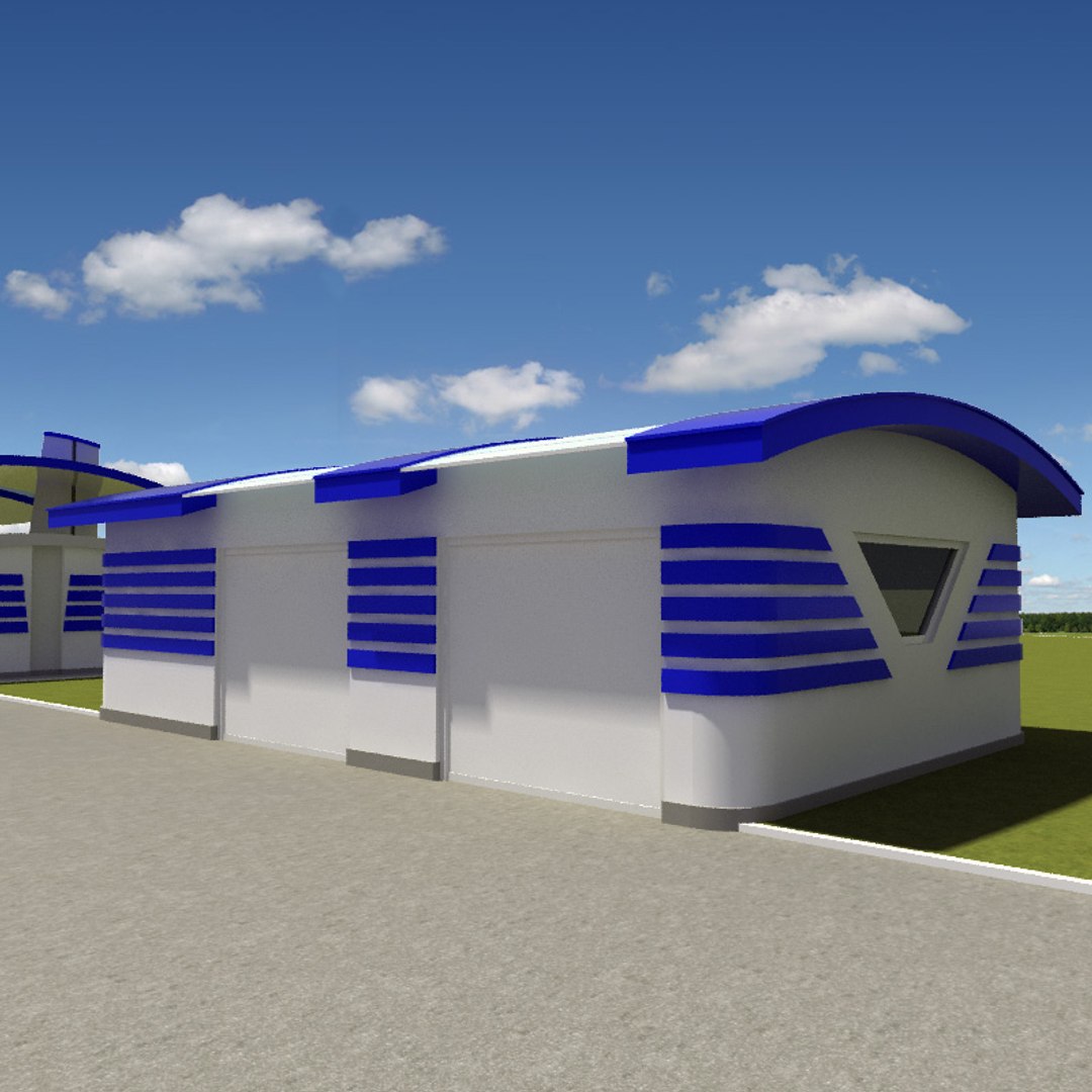3d Gas Station V25 Service Model