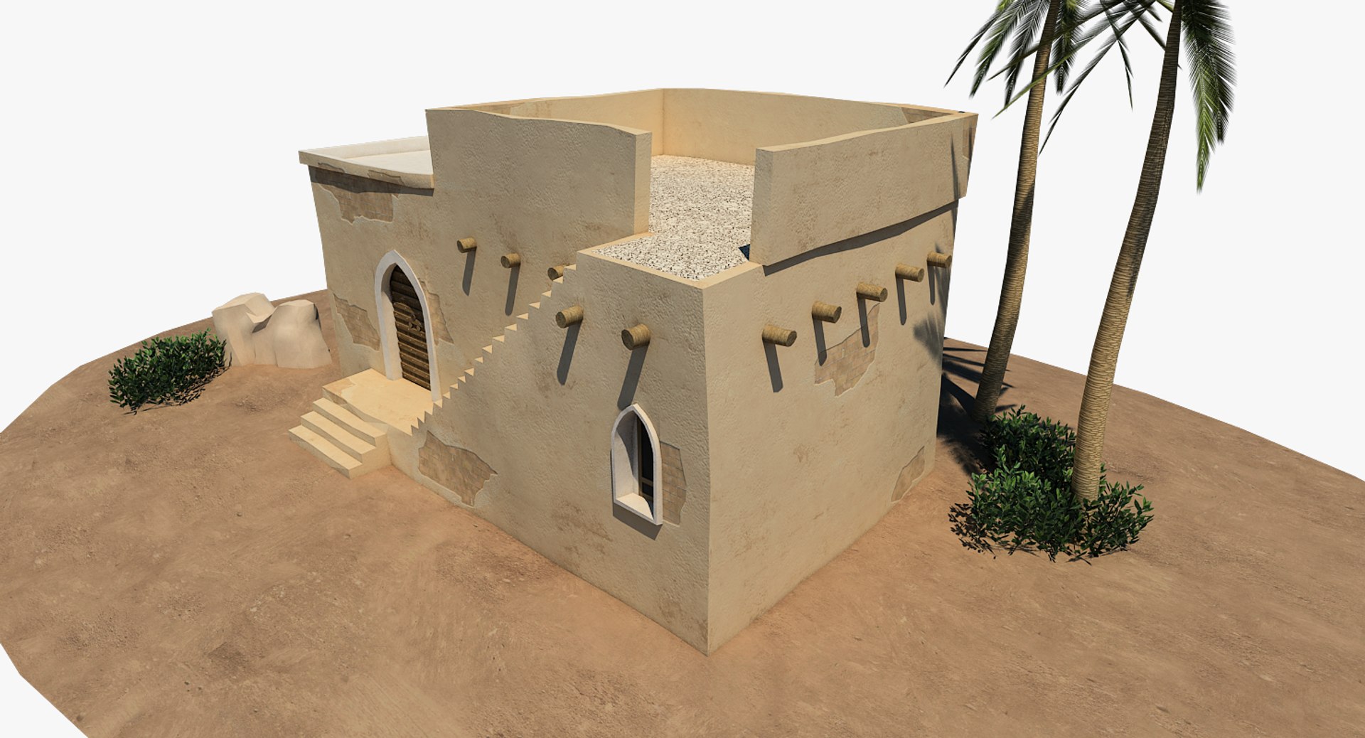 Middle East House 3D - TurboSquid 1309264