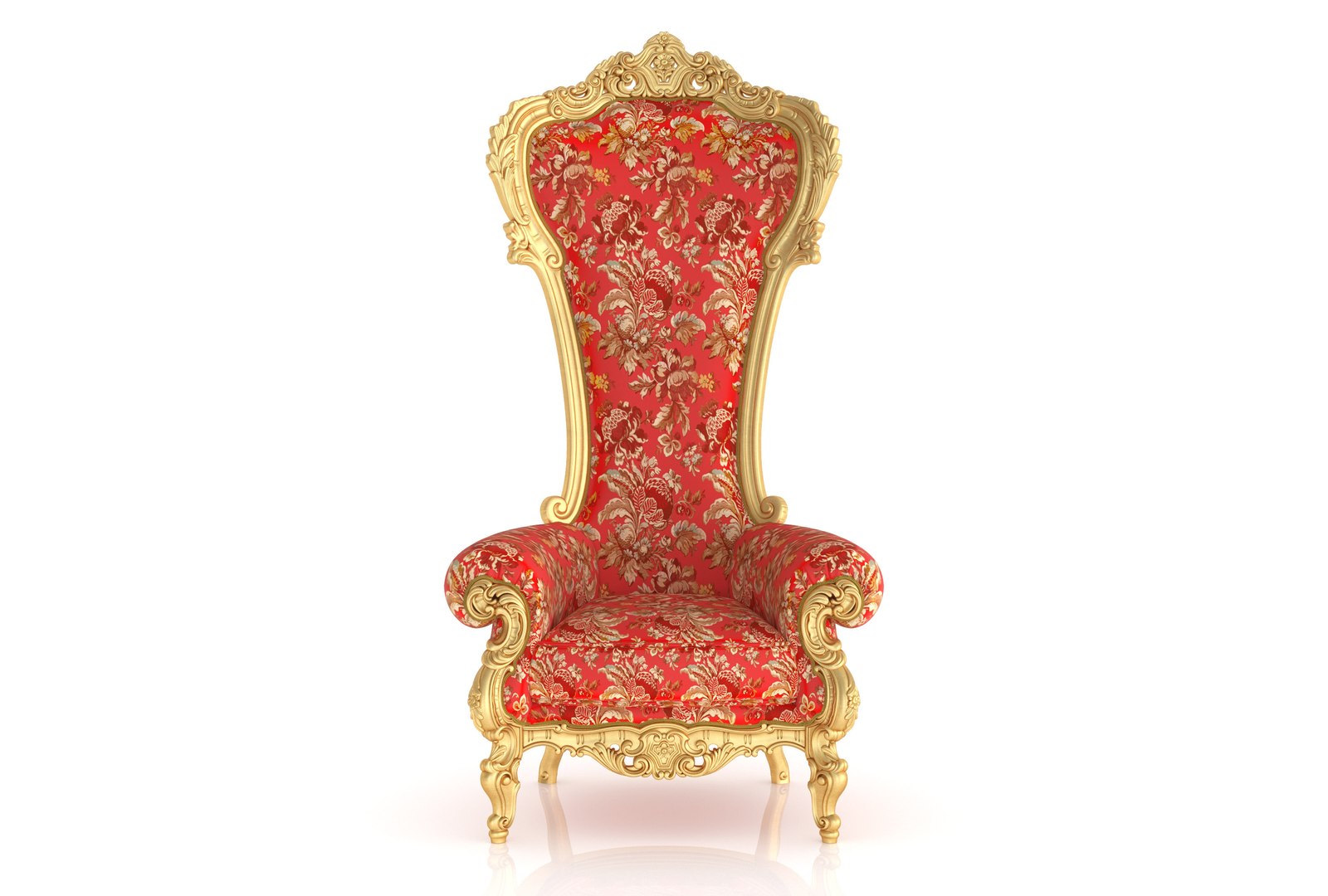 3D Royal Throne By Modenese - TurboSquid 2290488