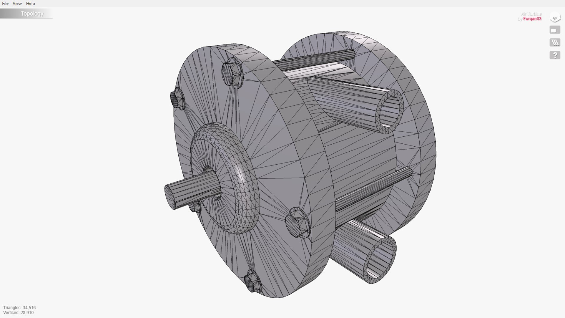 Air Motor 3D - TurboSquid 2112074