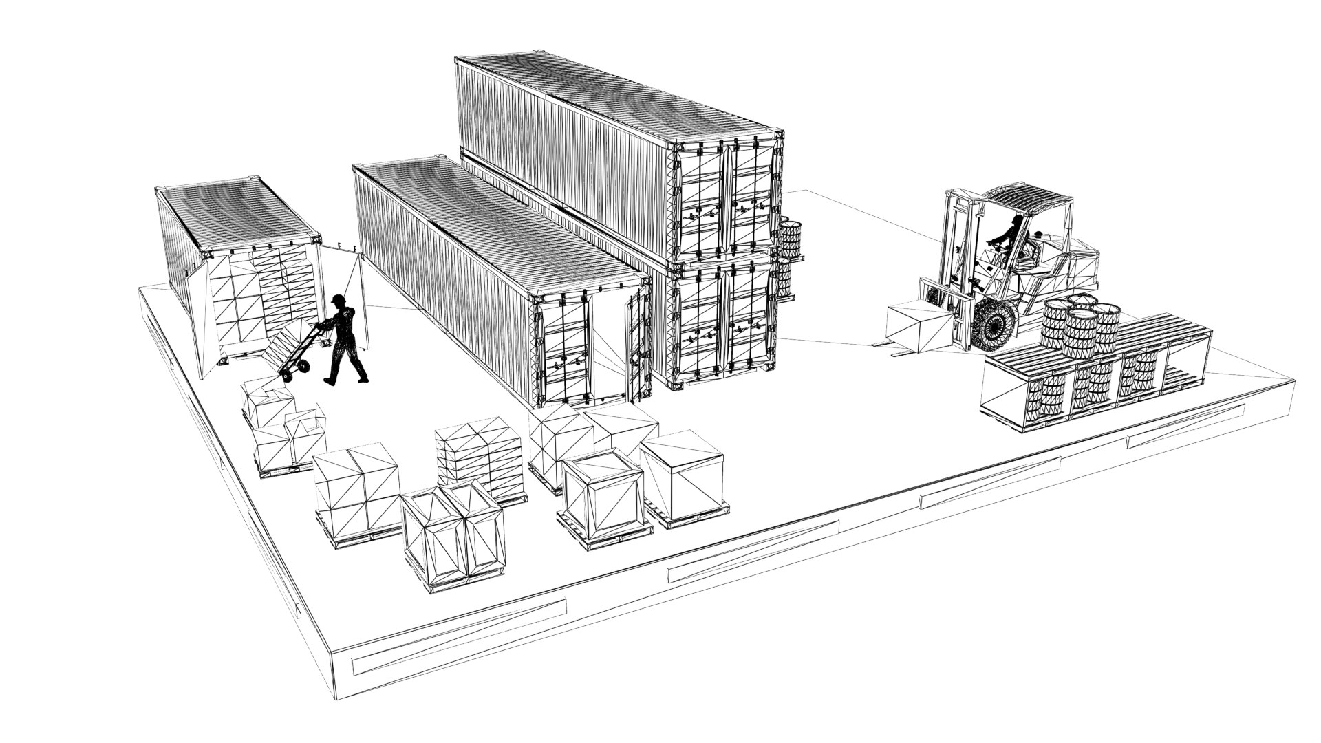 Factory Industrial Container Model - TurboSquid 2176436