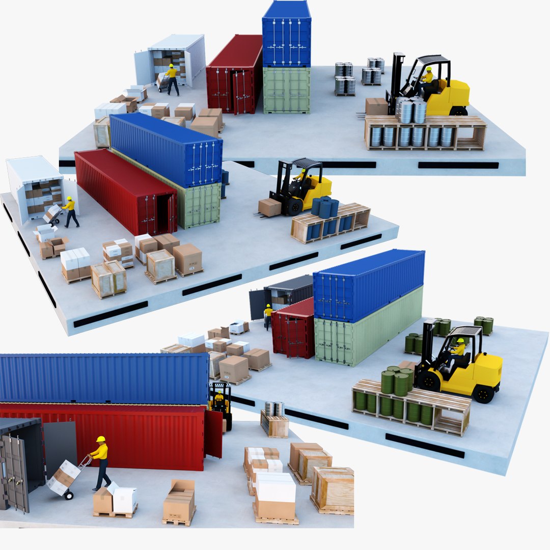 Factory Industrial Container Model - TurboSquid 2176436